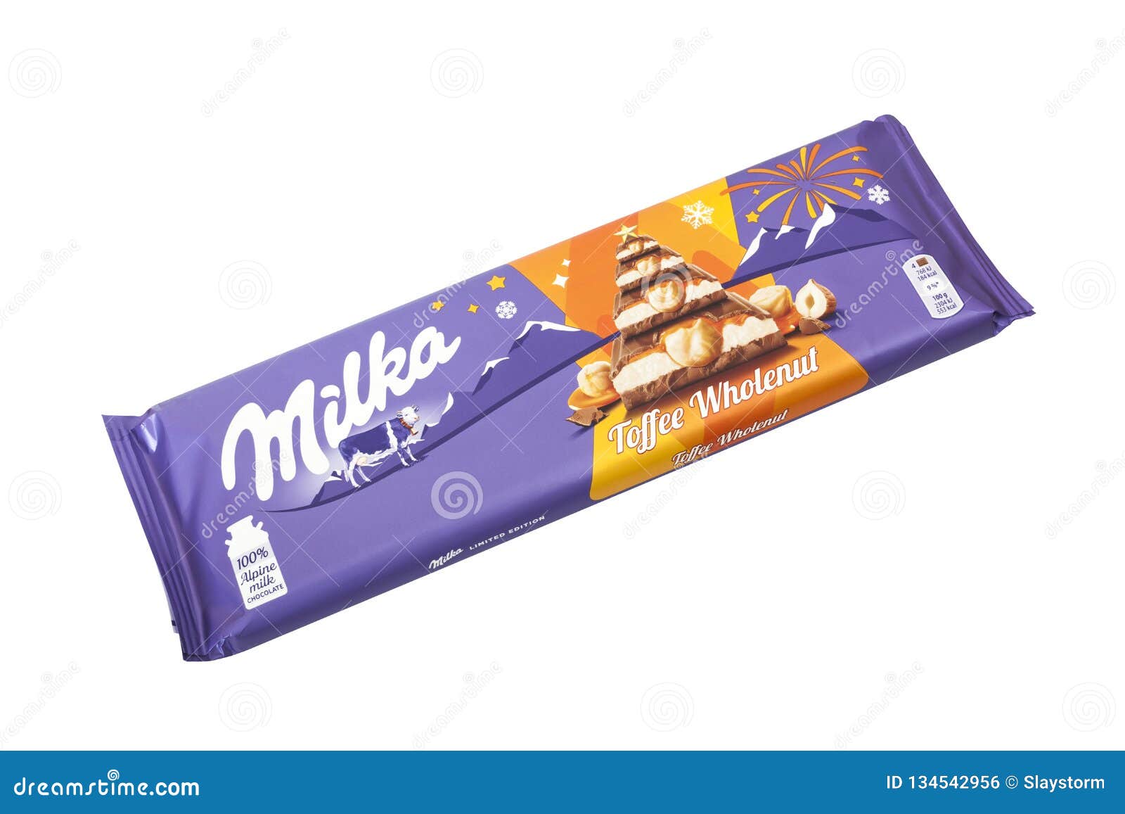 Barra Del Chocolate De Milka Aislada En Blanco Foto editorial - Imagen ...