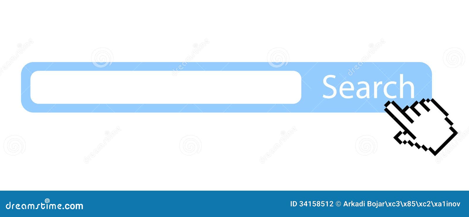 Barra di ricerca illustrazione vettoriale. Illustrazione di ...