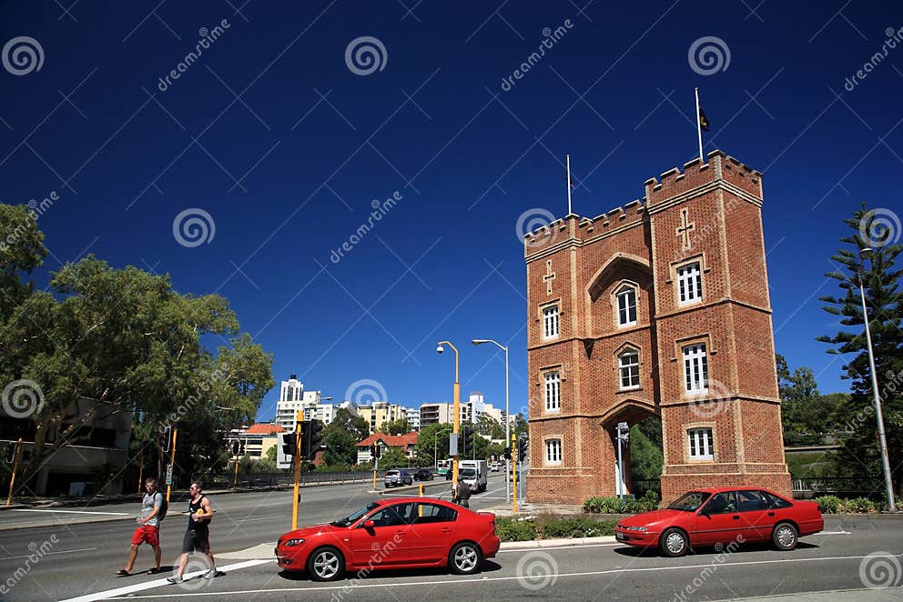 The Barracks Arch,Perth editorial stock photo. Image of history - 24195418