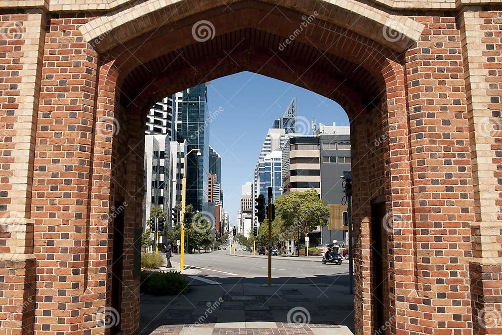 Barracks Arch - Perth - Australia Stock Photo - Image of barracks ...