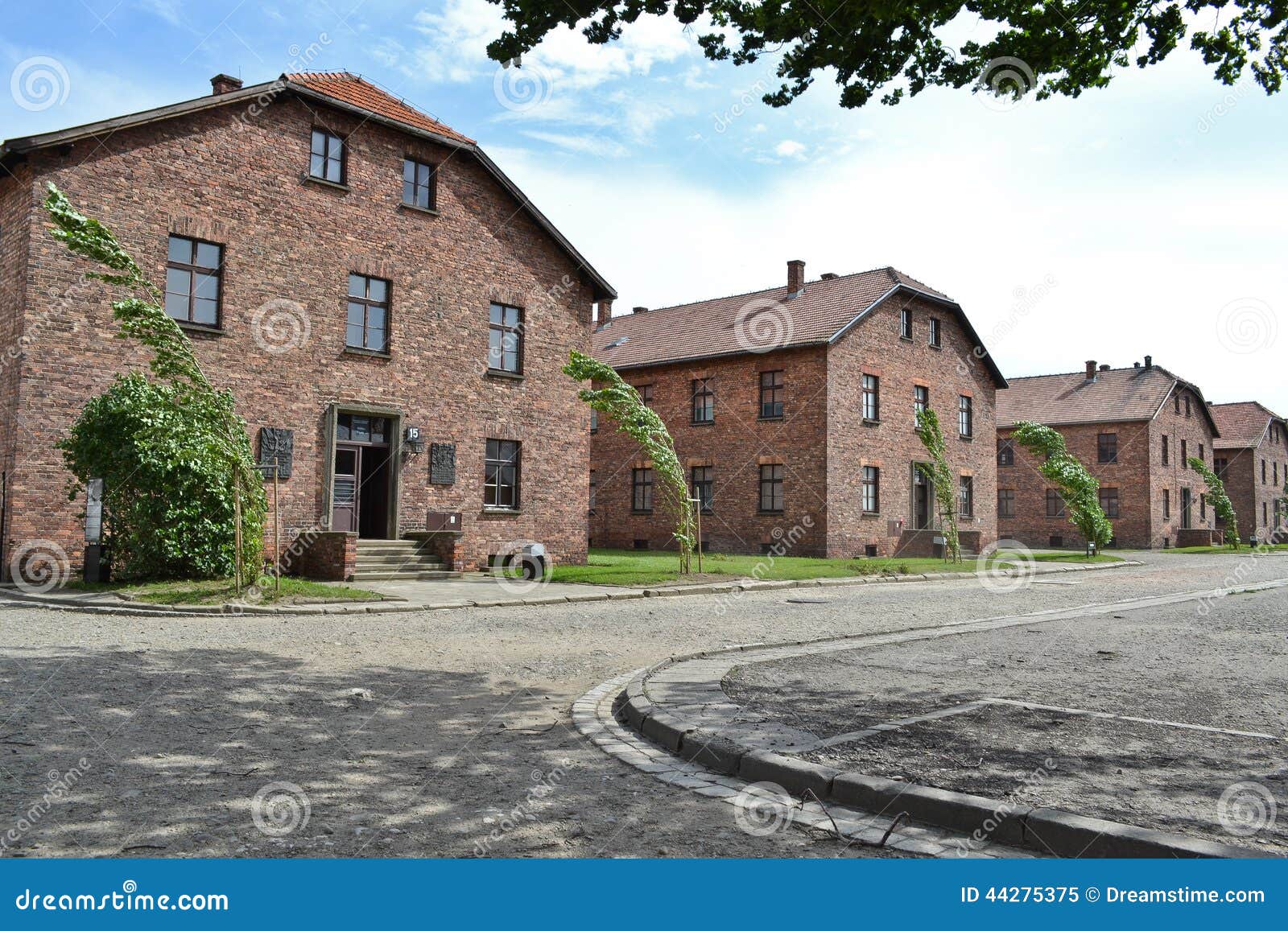 Barracks at Auschwitz editorial image. Image of german - 44275375