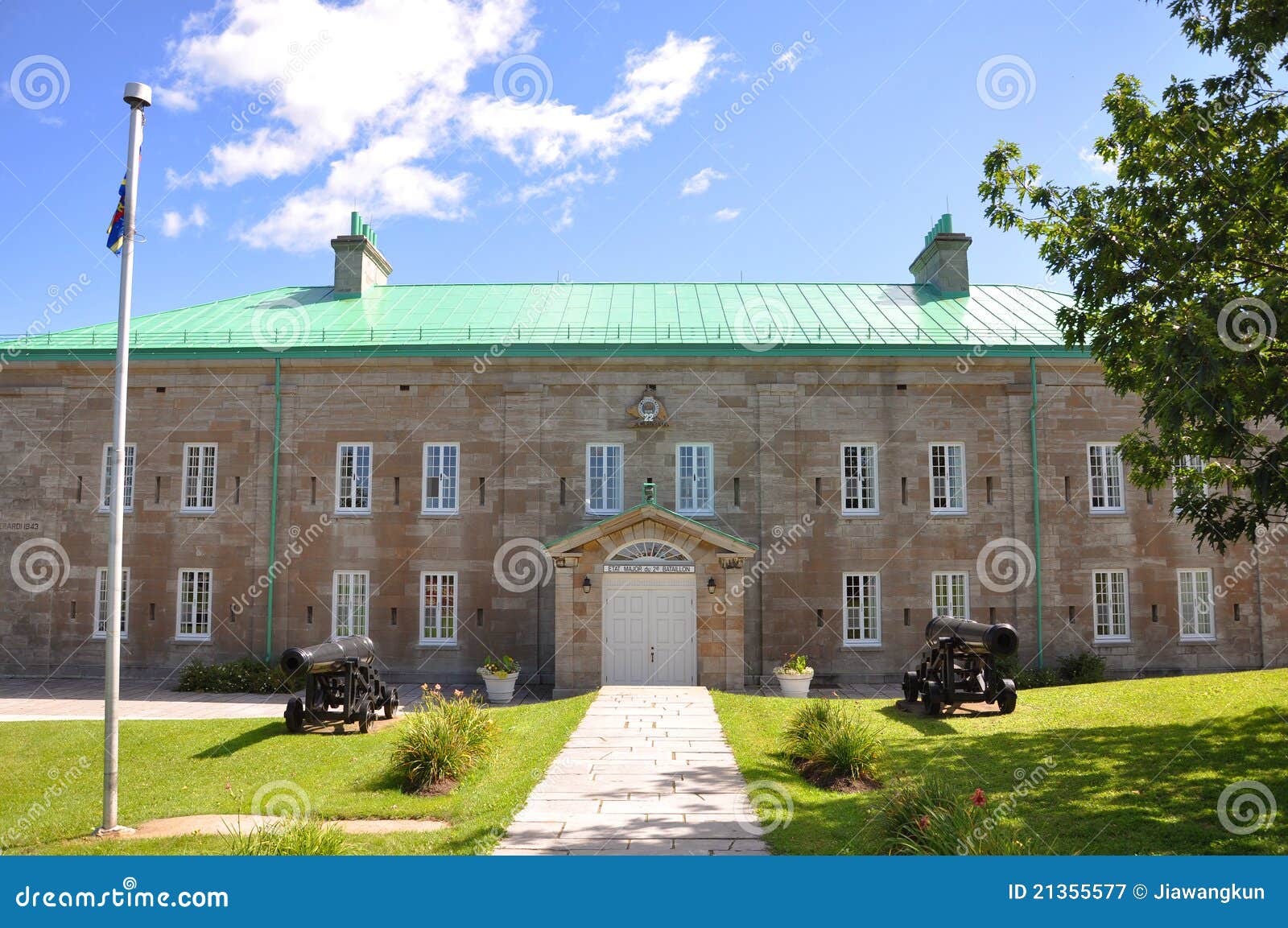 Barracks in Citadelle of Quebec, Quebec City Stock Image - Image of ...