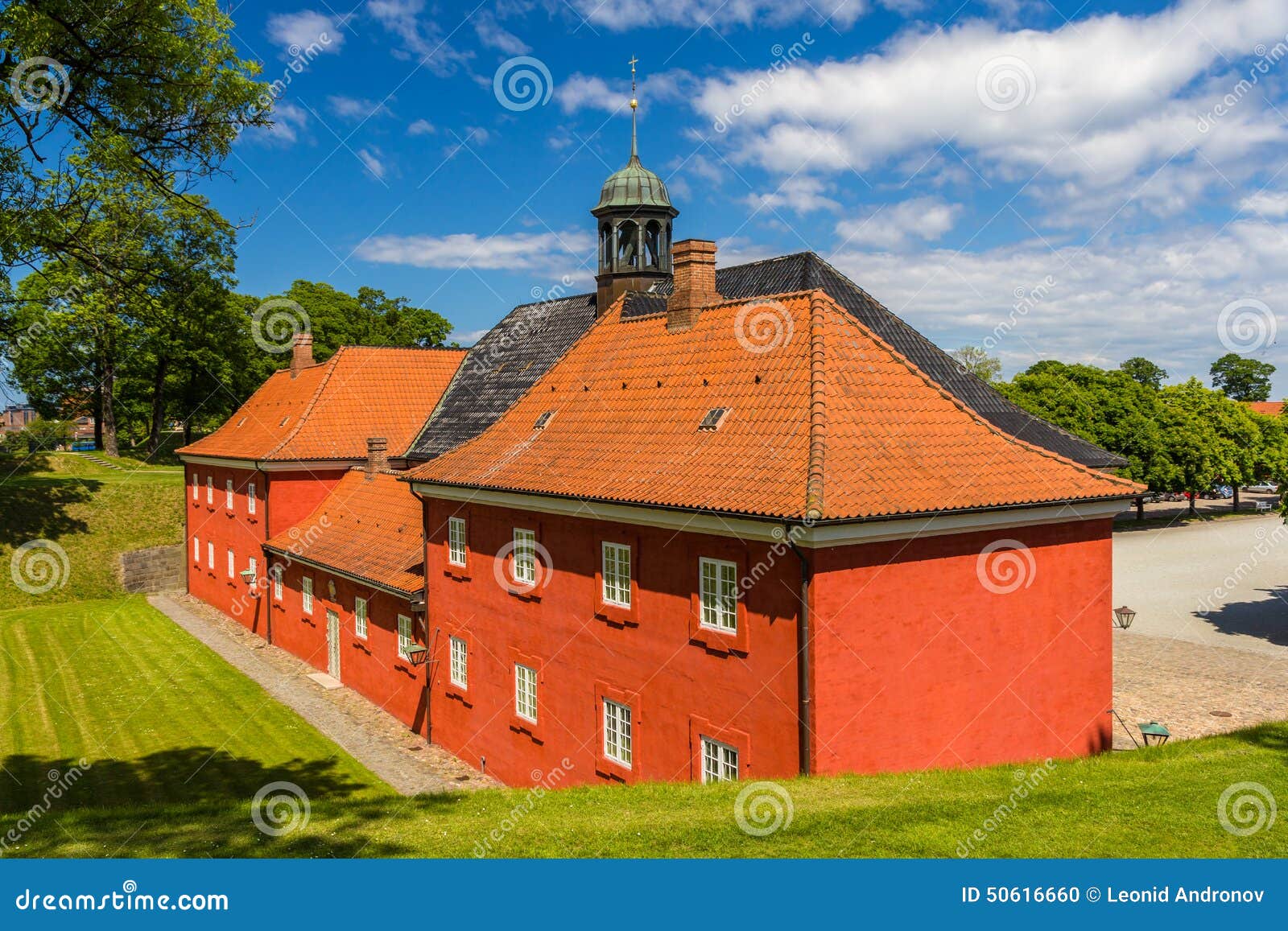 Barracks in Kastellet Fortress - Copenhagen, Denmark Stock Photo ...