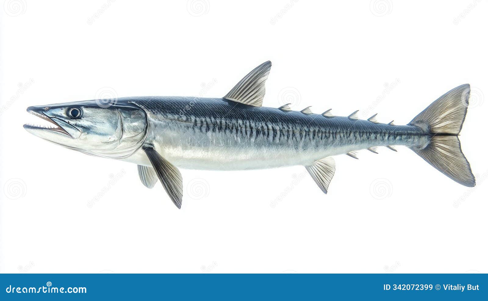 Barracuda with Its Distinctive Shape and Sharp Teeth is Captured in ...