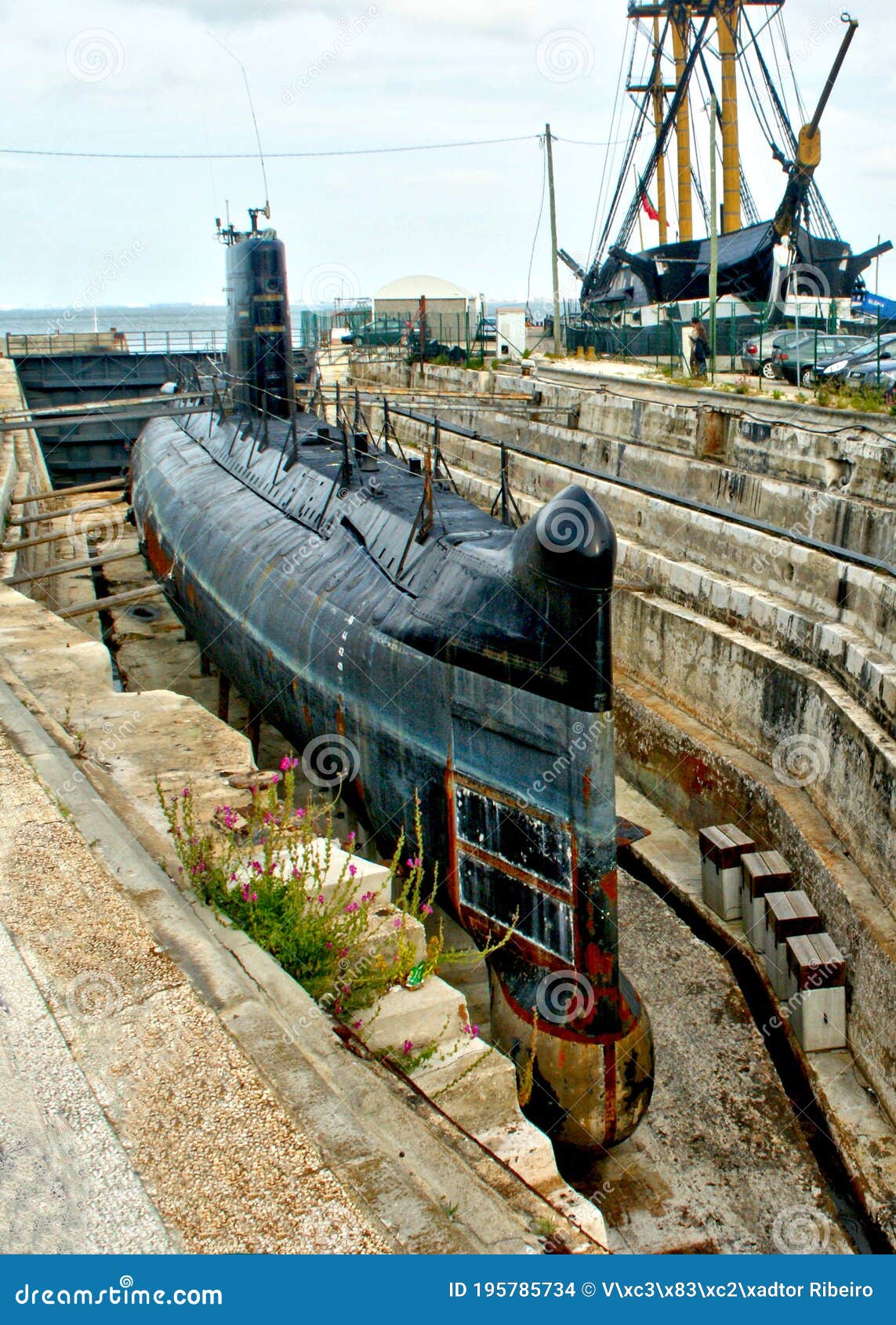 Barracuda Submarine in Almada Stock Photo - Image of international ...