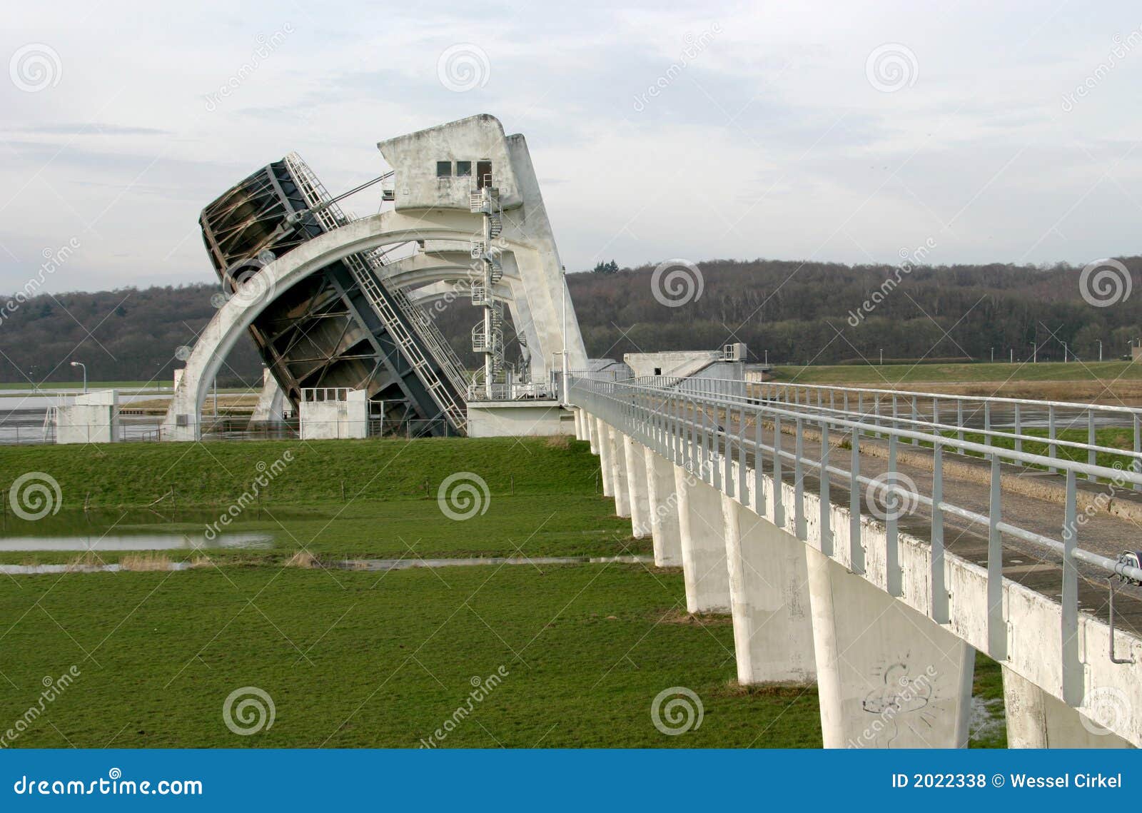 Barrage of Driel (the Netherlands) Stock Photo - Image of barrier ...