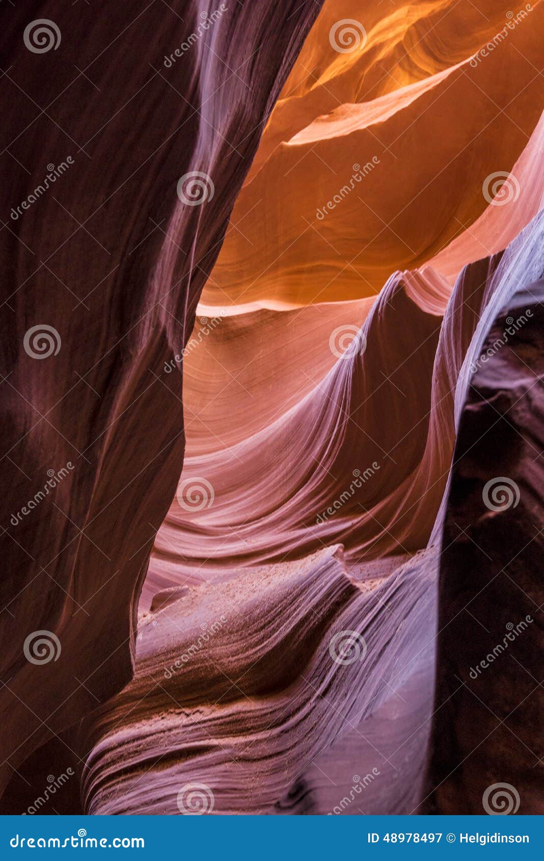Barranca De La Ranura En Arizona Imagen de archivo - Imagen de escénico ...