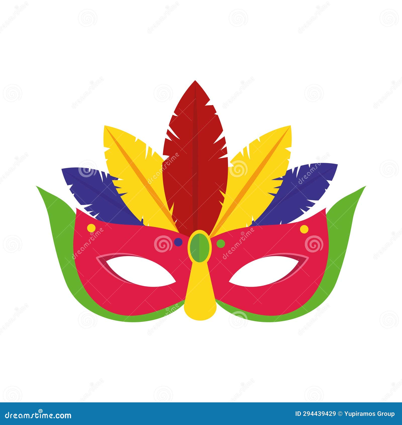 Barranquilla Carnival Seamless Pattern. Colombian Carnaval Party ...