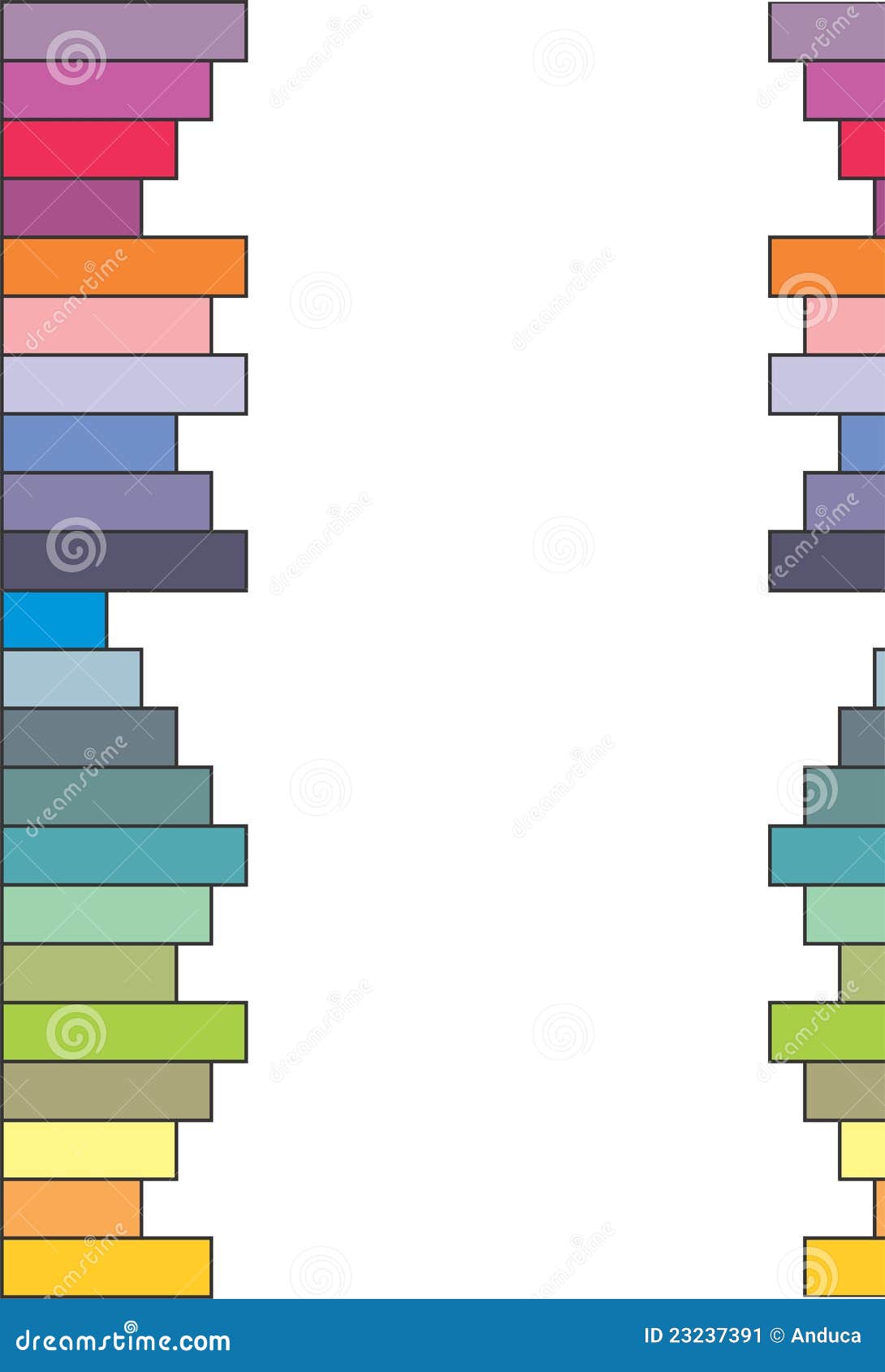 Barras coloridas - vetor ilustração do vetor. Ilustração de vermelho ...