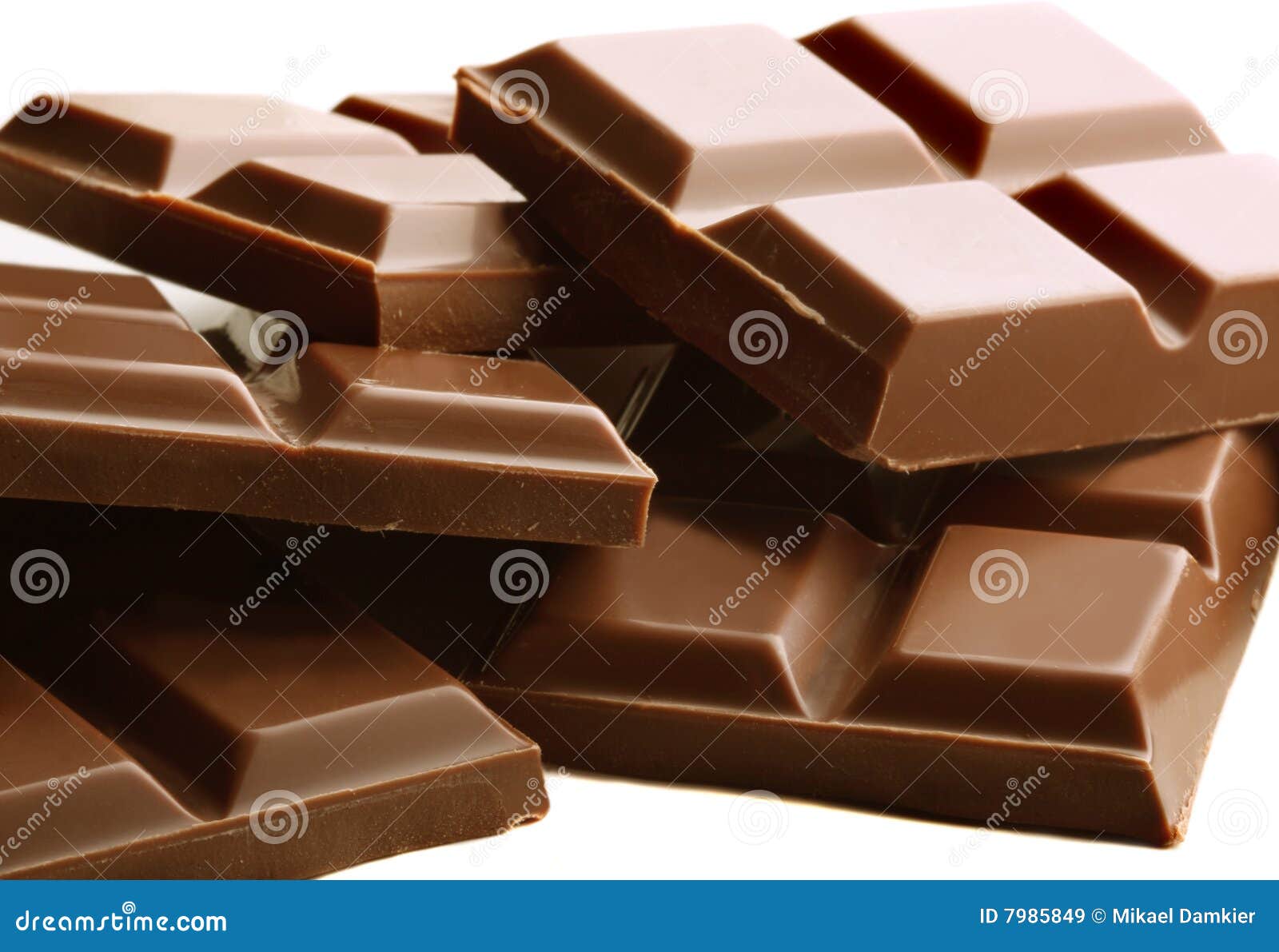 Barras de chocolate imagem de stock. Imagem de marrom - 7985849