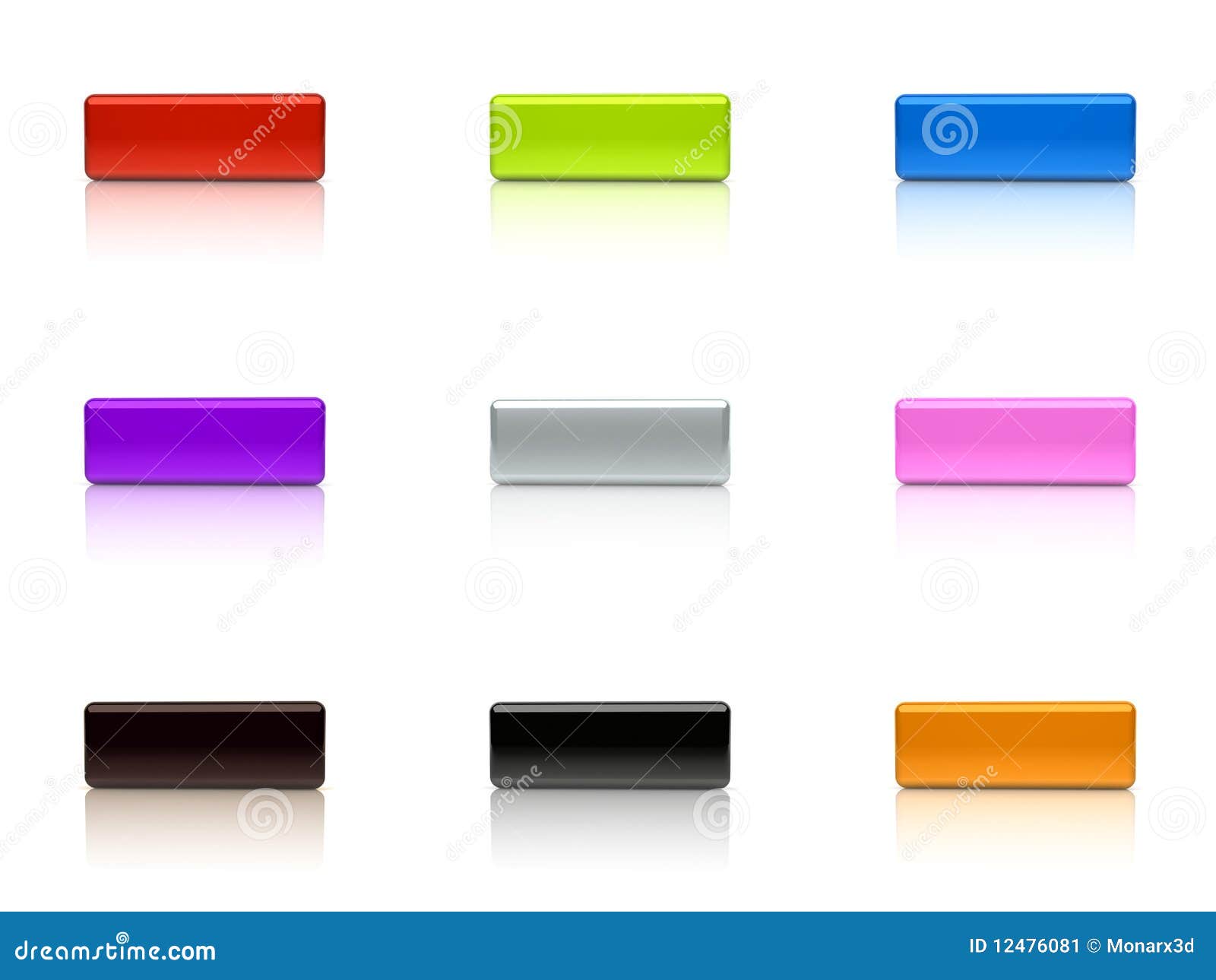 Barras de color stock de ilustración. Ilustración de extracto - 12476081