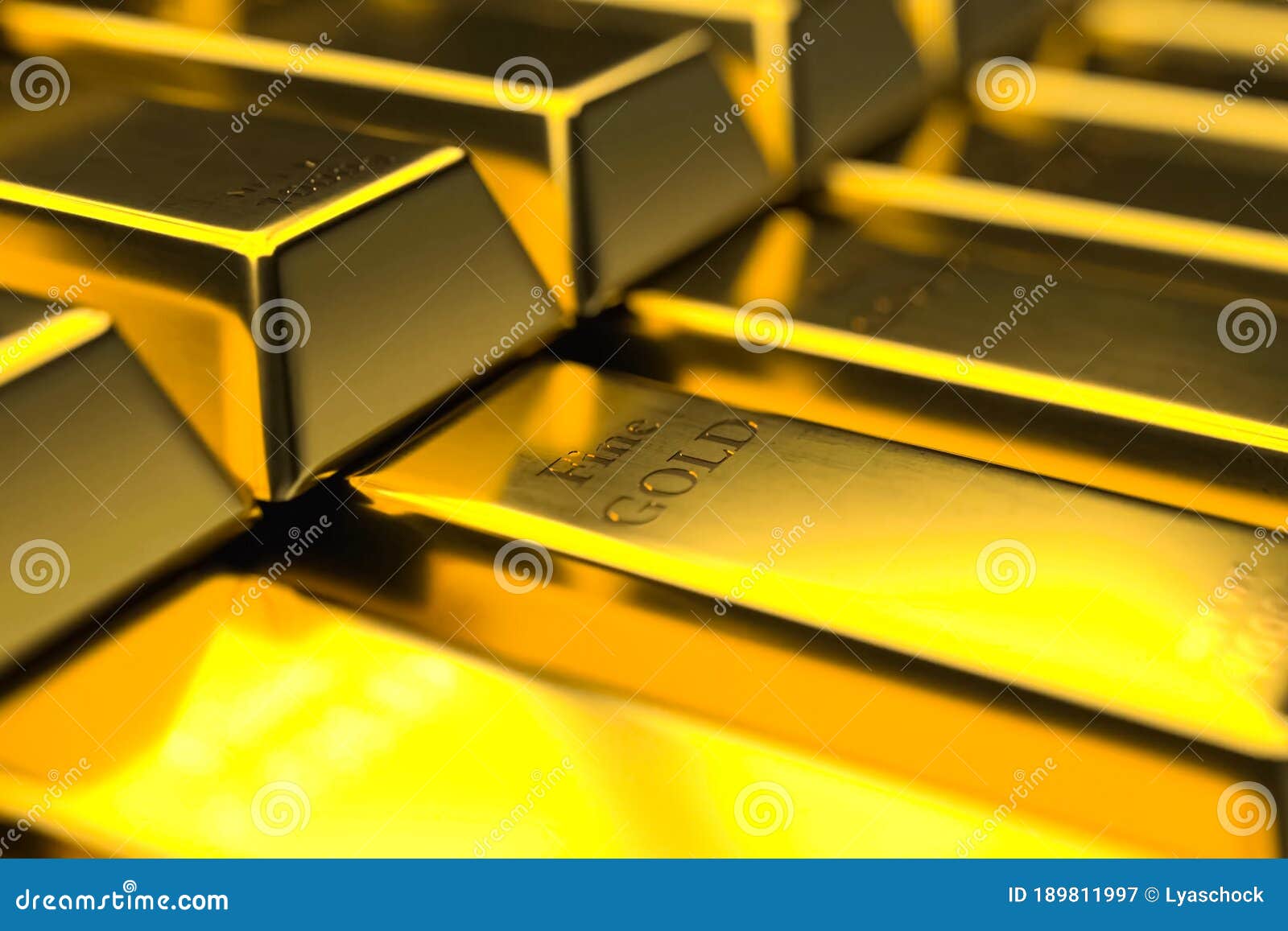 Barras De Oro. Oro En Forma De Lingotes Imagen de archivo - Imagen de ...