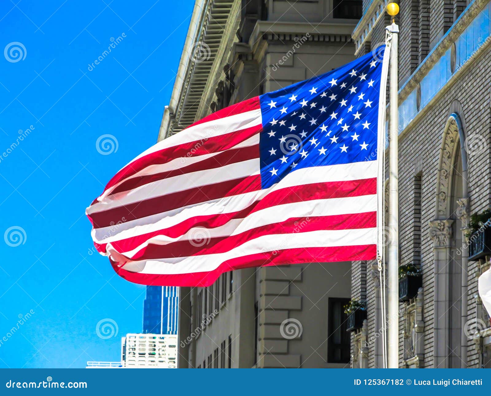 Barras Y Estrellas - Bandera De Los E.E.U.U. Foto de archivo - Imagen ...