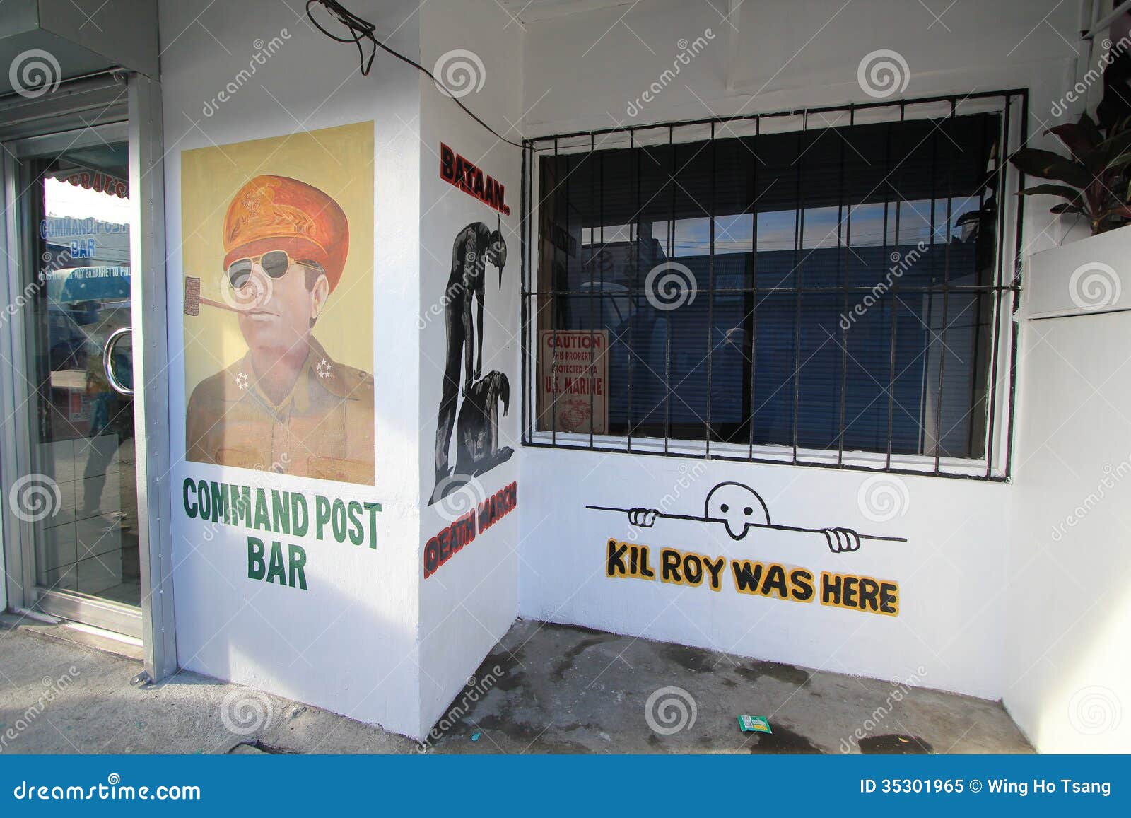 Barre De Poste De Commandement Image éditorial - Image du construction ...