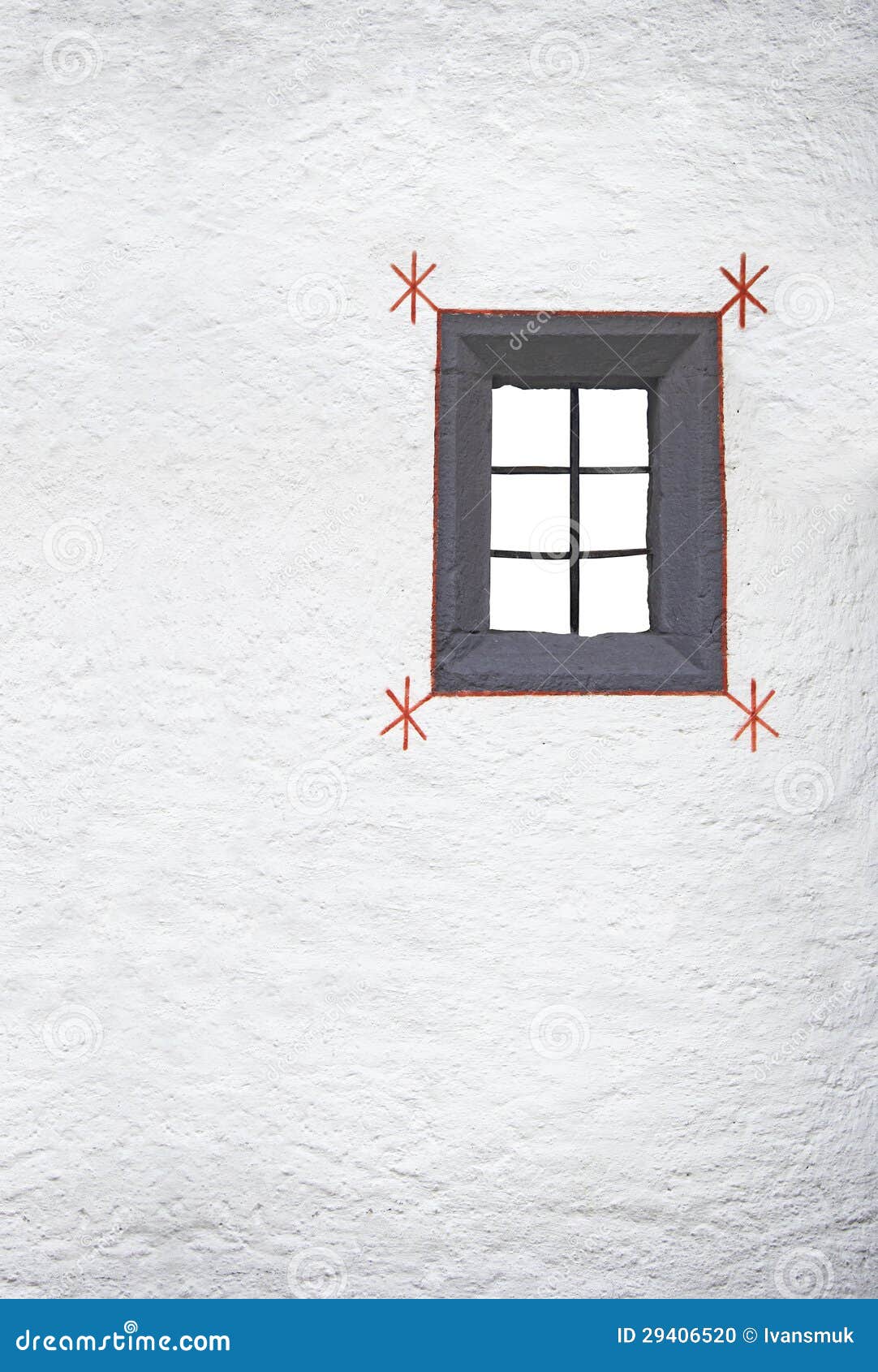 Barred window stock photo. Image of frame, aged, exterior - 29406520