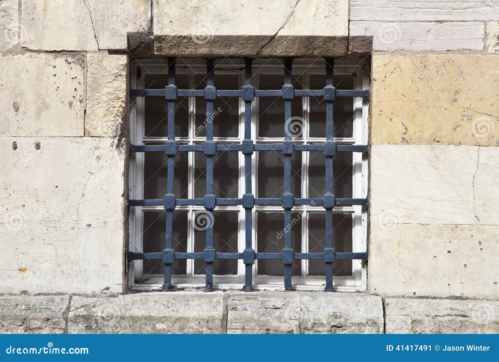 Barred Window stock image. Image of security, barred - 41417491