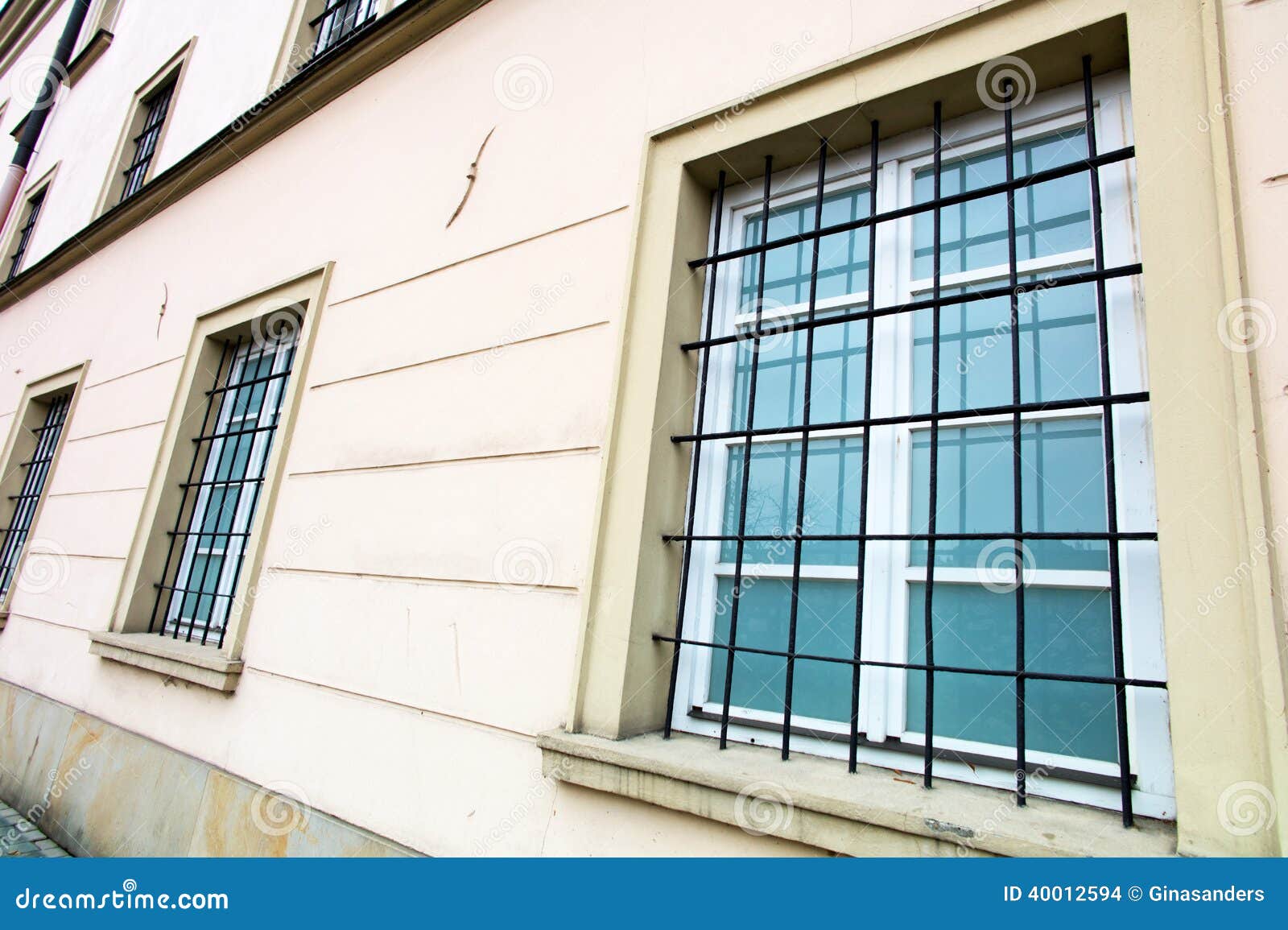 Barred window stock photo. Image of arrested, penal, trial - 40012594