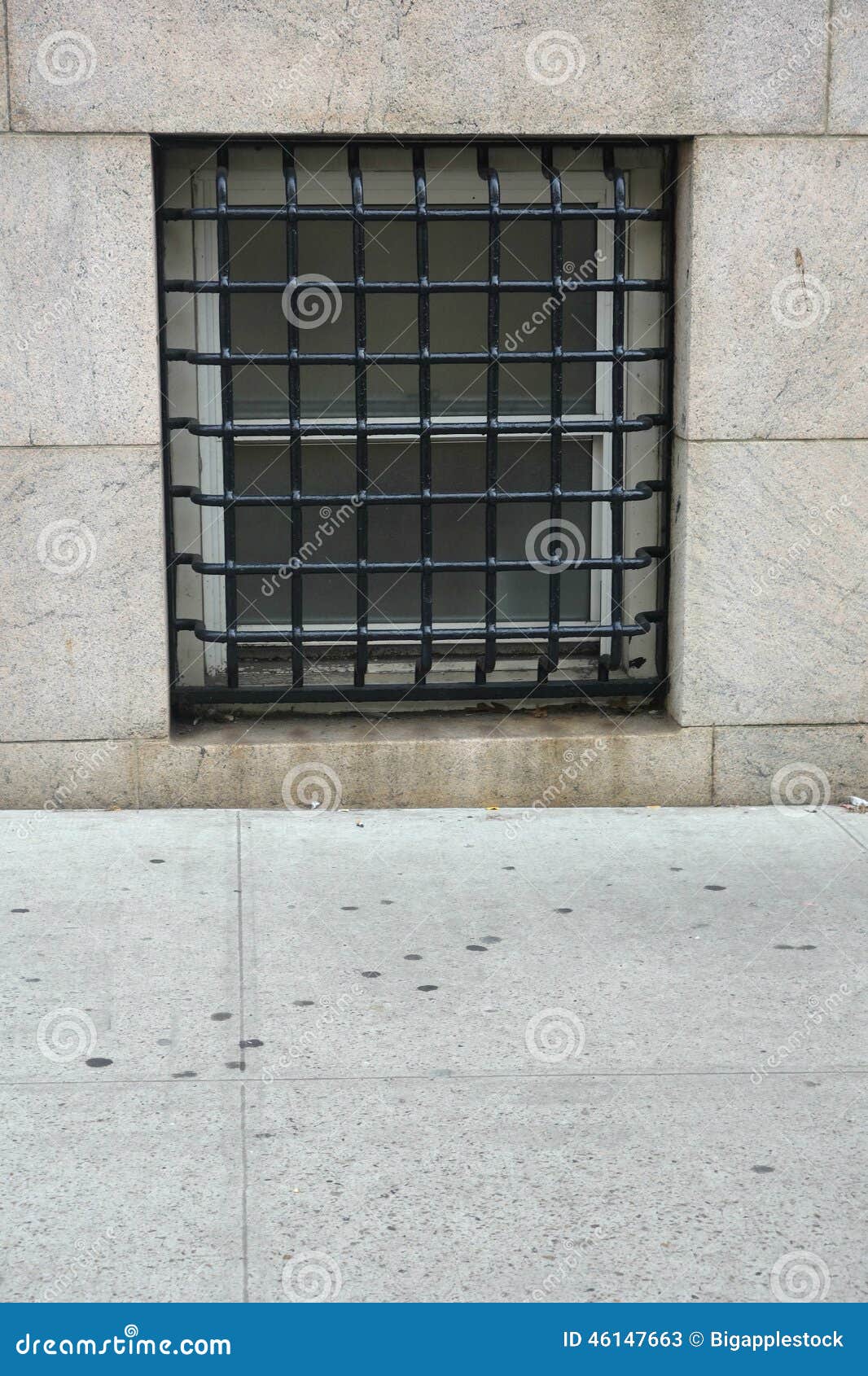 Barred Window stock image. Image of security, barred - 46147663