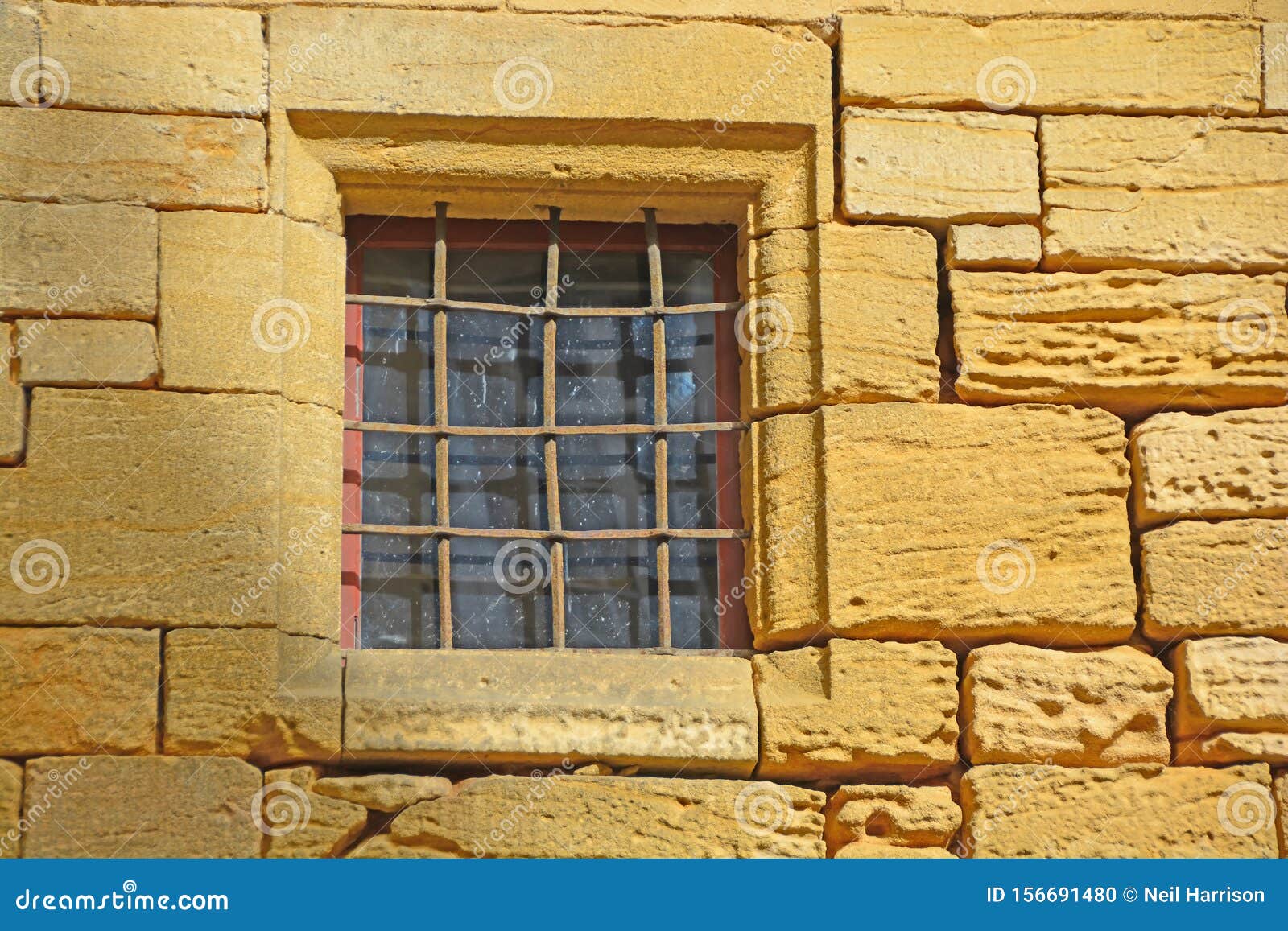 Barred Window stock photo. Image of france, shutter - 156691480