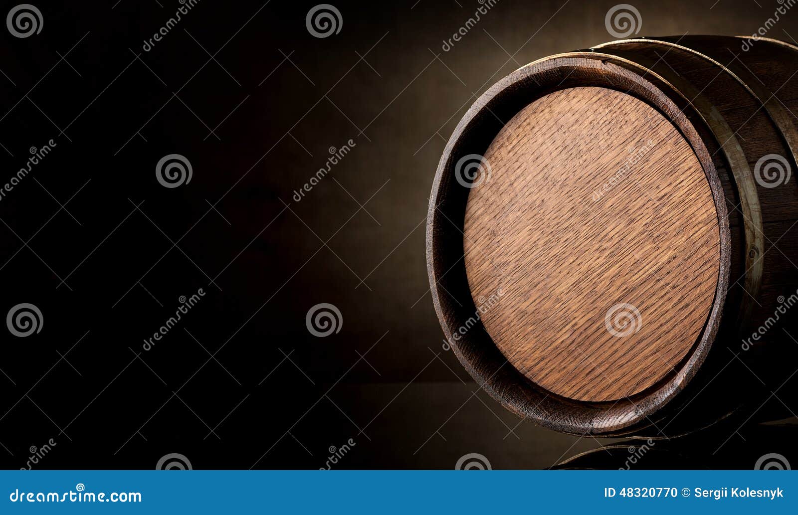 Barrel on brown stock photo. Image of storage, brown - 48320770