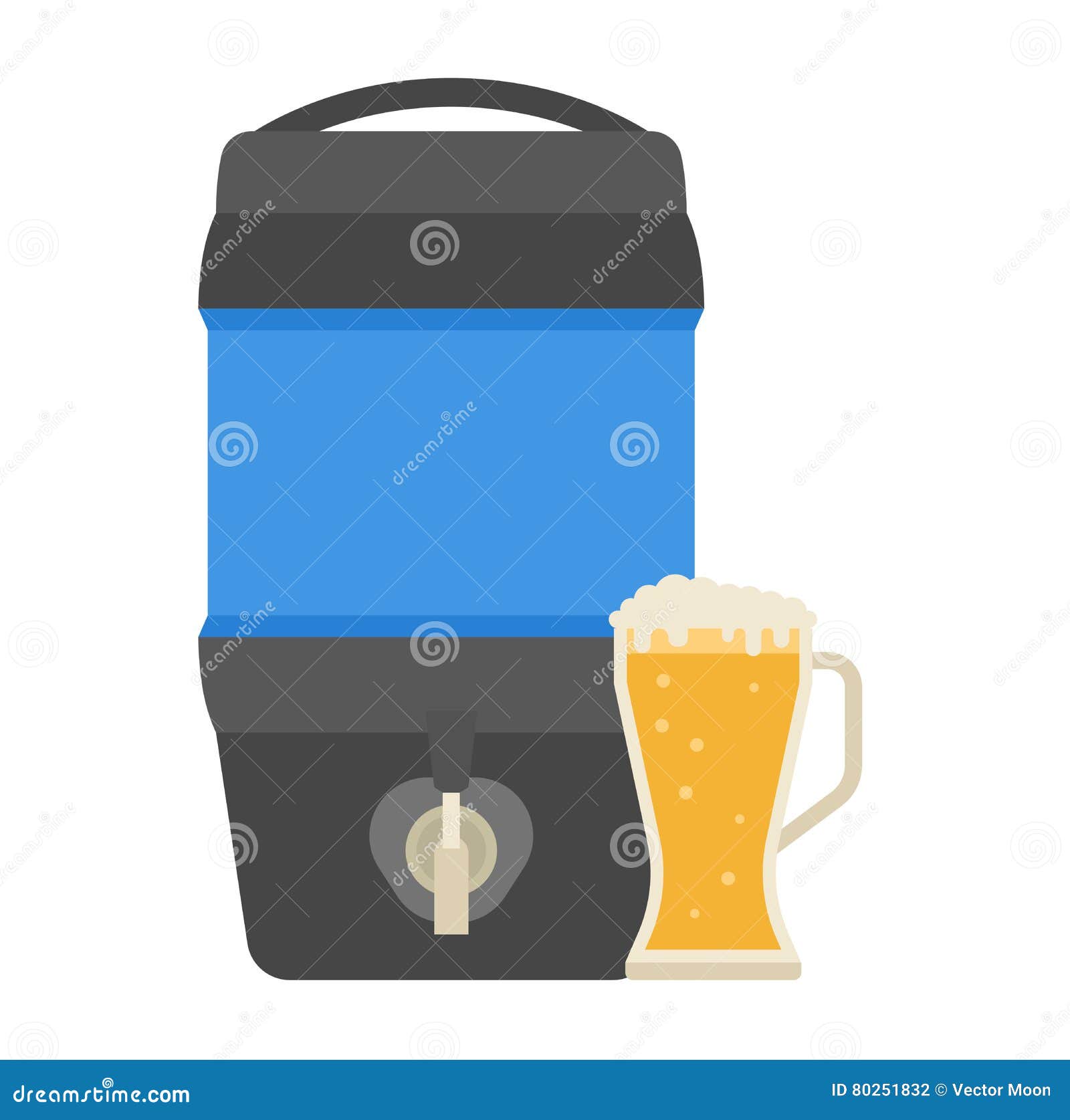 Barrel Capacity Tanks Vector Stock Vector - Illustration of beverage ...
