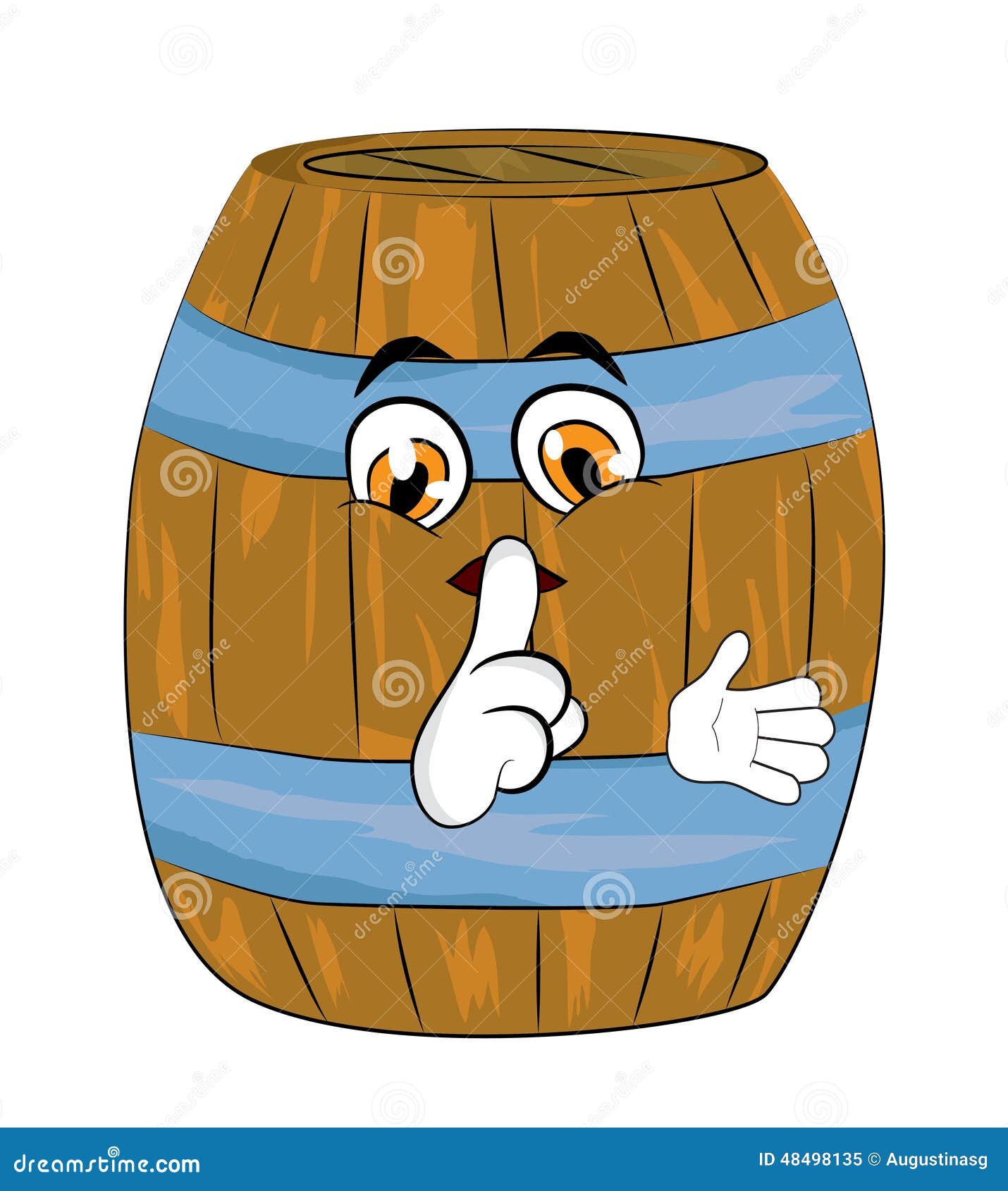 Barrel cartoon stock illustration. Illustration of symbol - 48498135