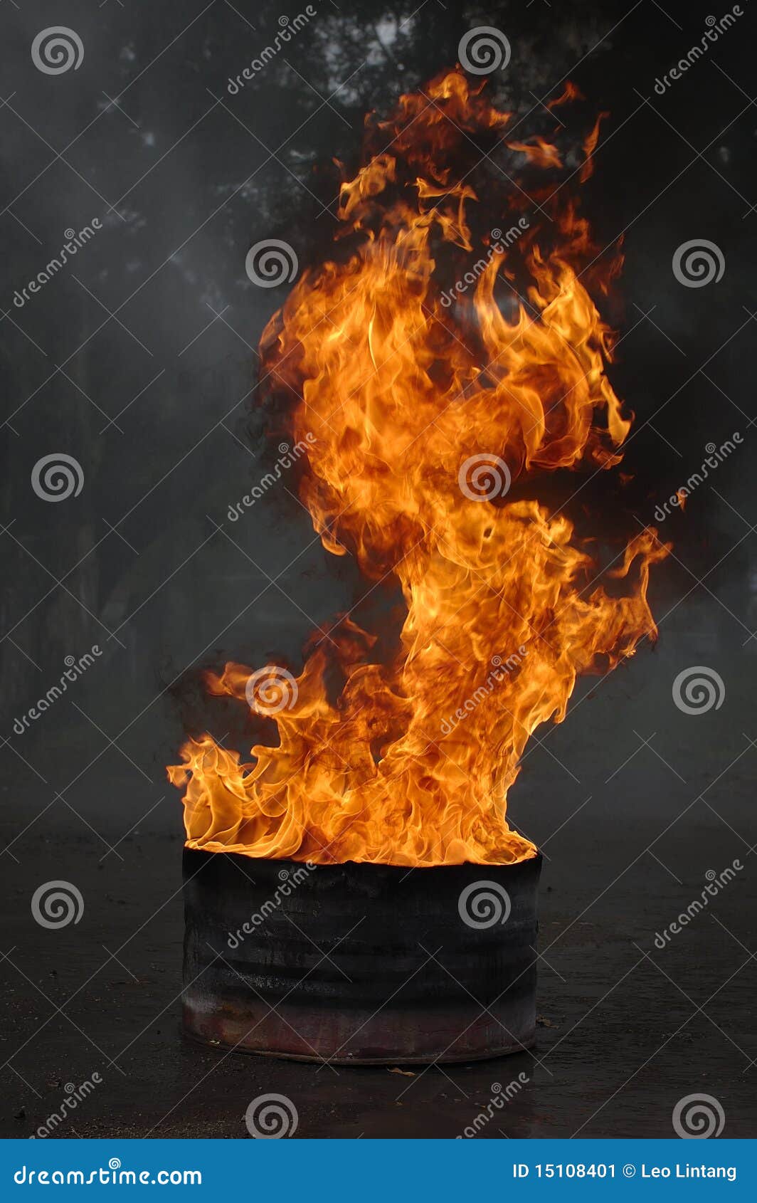 Barrel on Fire stock image. Image of container, safety - 15108401