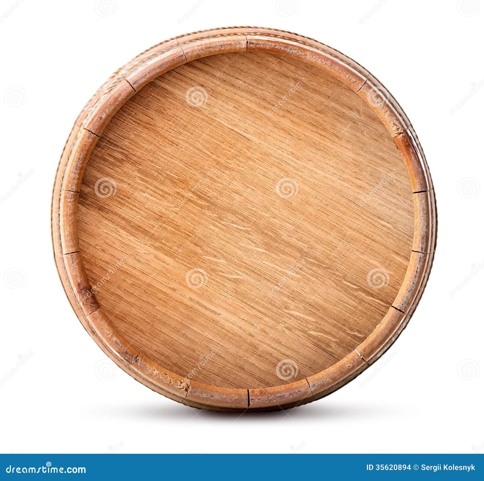 Barrel front view stock photo. Image of cask, single - 35620894