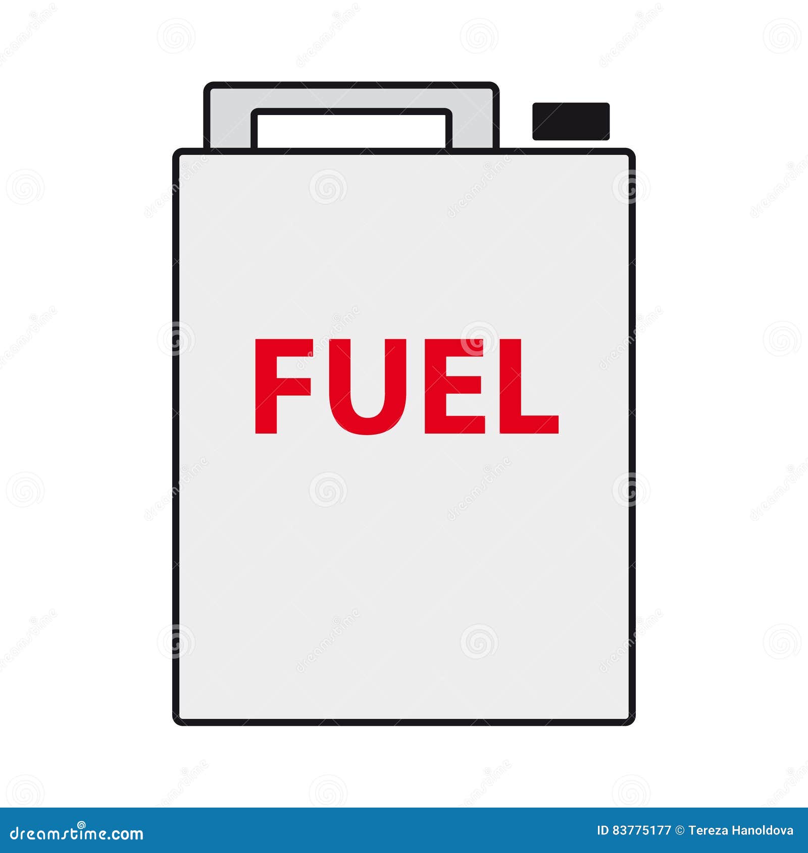 Barrel of Fuel on White Background Stock Vector - Illustration of power ...