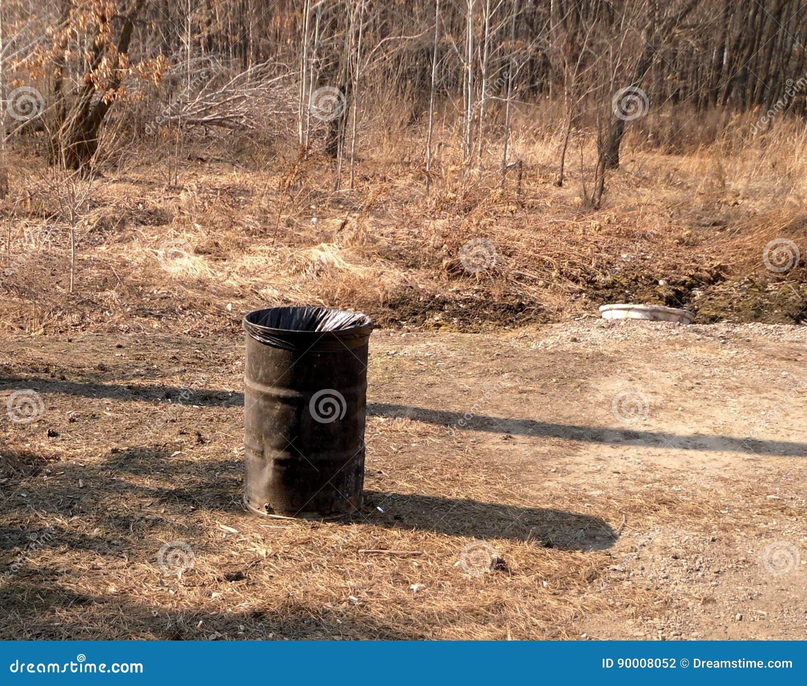 Barrel for Garbage Collection Stock Photo - Image of barrel, garbage ...
