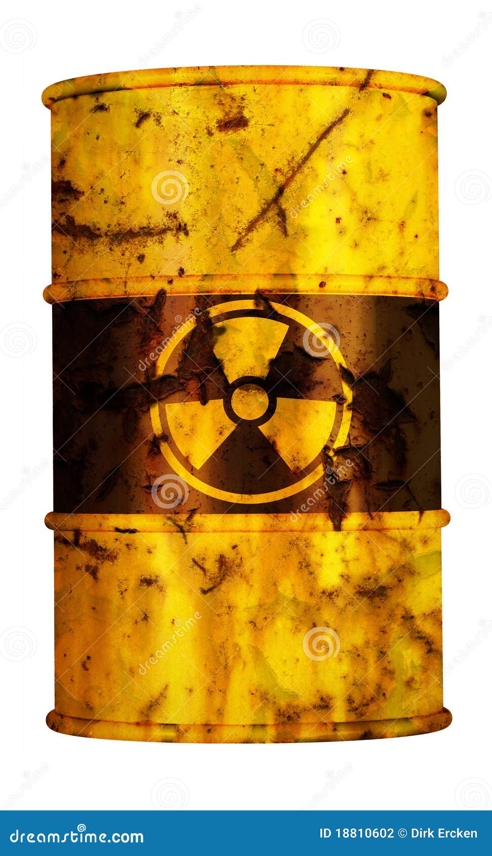 Barrel Nuclear Waste Pollution Risk Radioactive Stock Photography ...