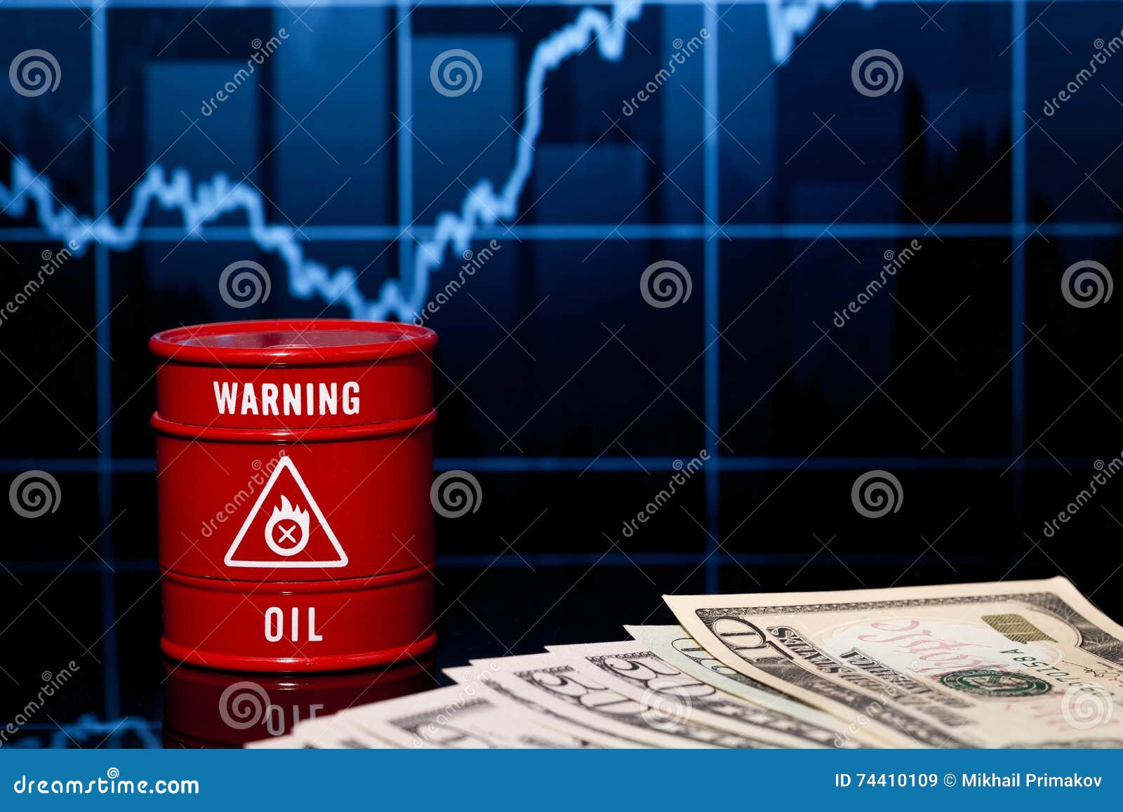 Barrel of oil and dollar stock image. Image of brent - 74410109
