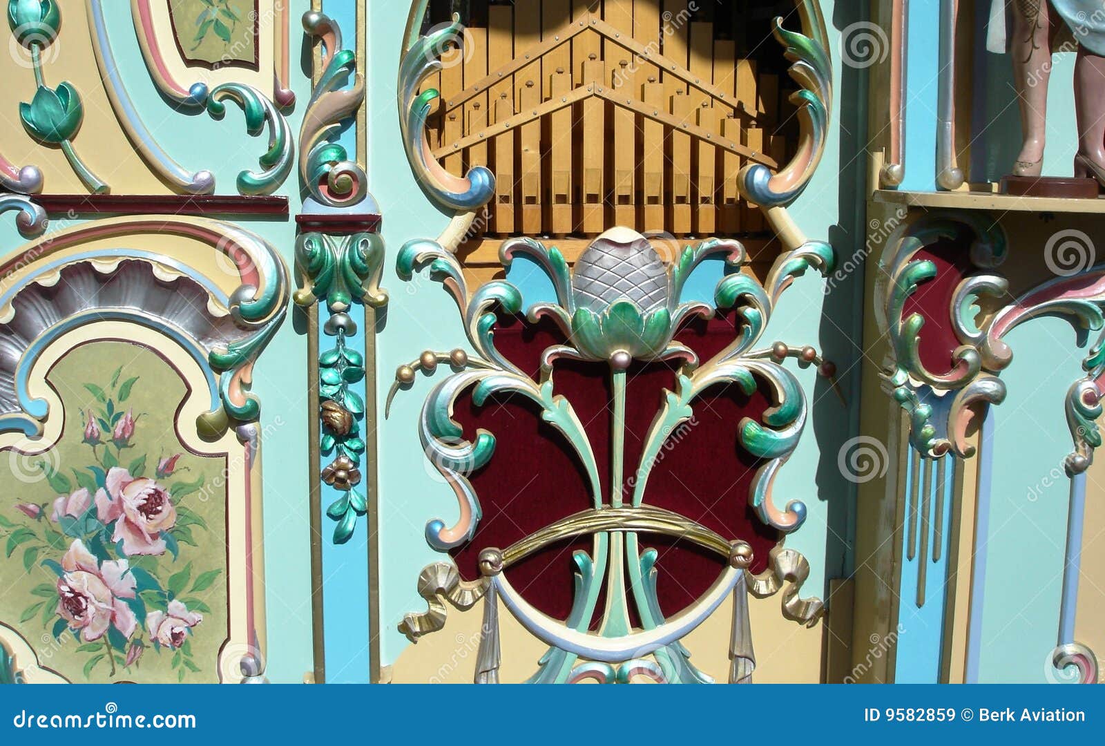 Barrel organ stock image. Image of organ, colors, music - 9582859