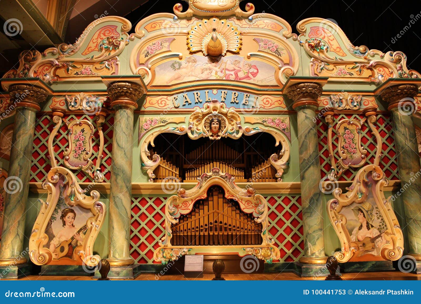 Barrel Organ in the Clock Museum, Utrecht Editorial Stock Photo - Image ...