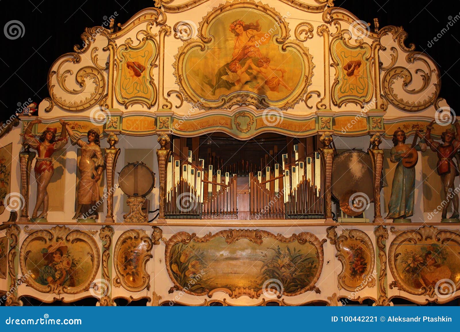 Barrel Organ in the Clock Museum, Utrecht Editorial Photo - Image of ...