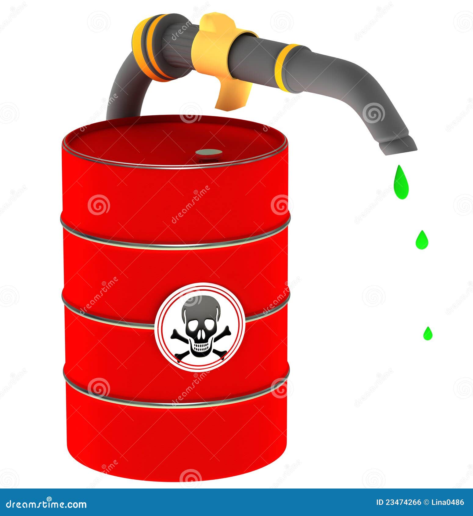 A barrel of poison stock illustration. Illustration of barrel - 23474266