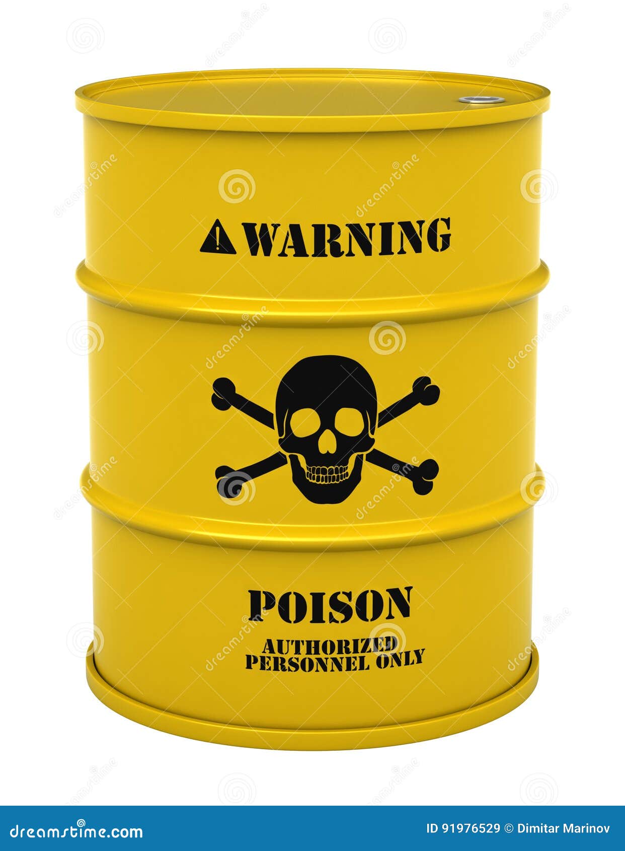Barrel with Poisonous Substance Stock Illustration - Illustration of ...