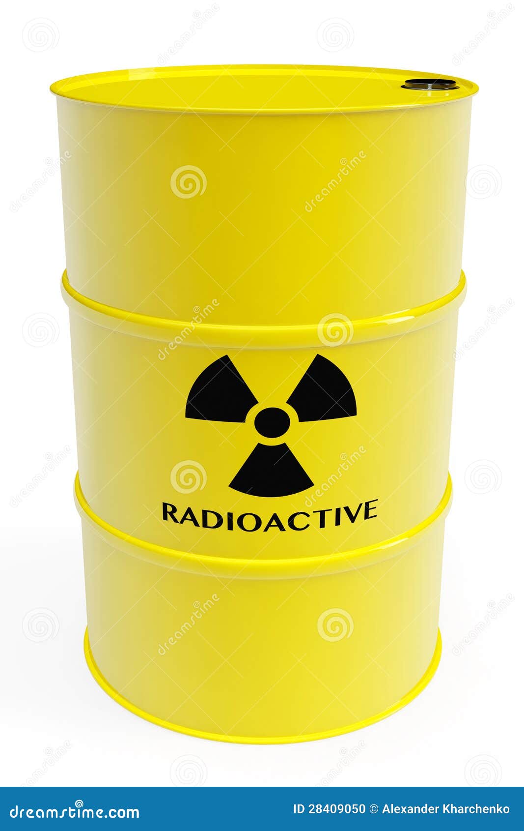 Barrel with Radioactive Materials Stock Illustration - Illustration of ...