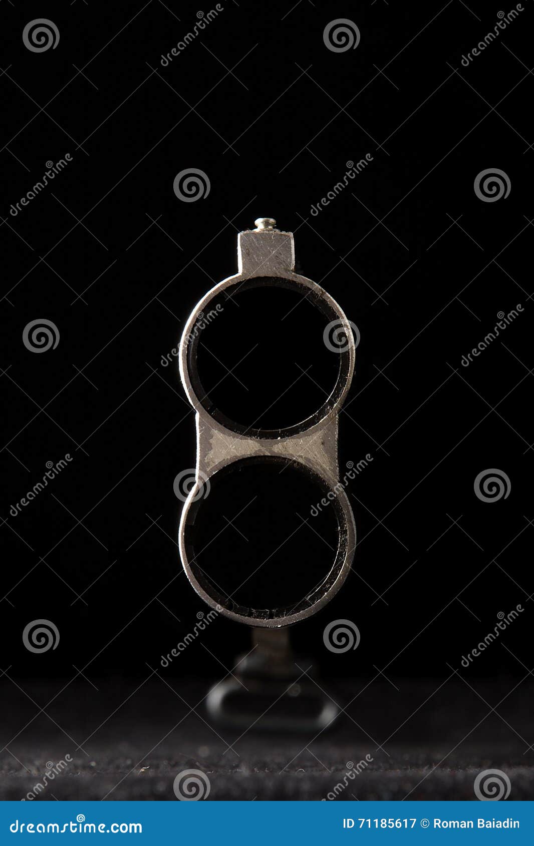 Barrel of Rifle at the Camera Stock Image - Image of military, shiny ...