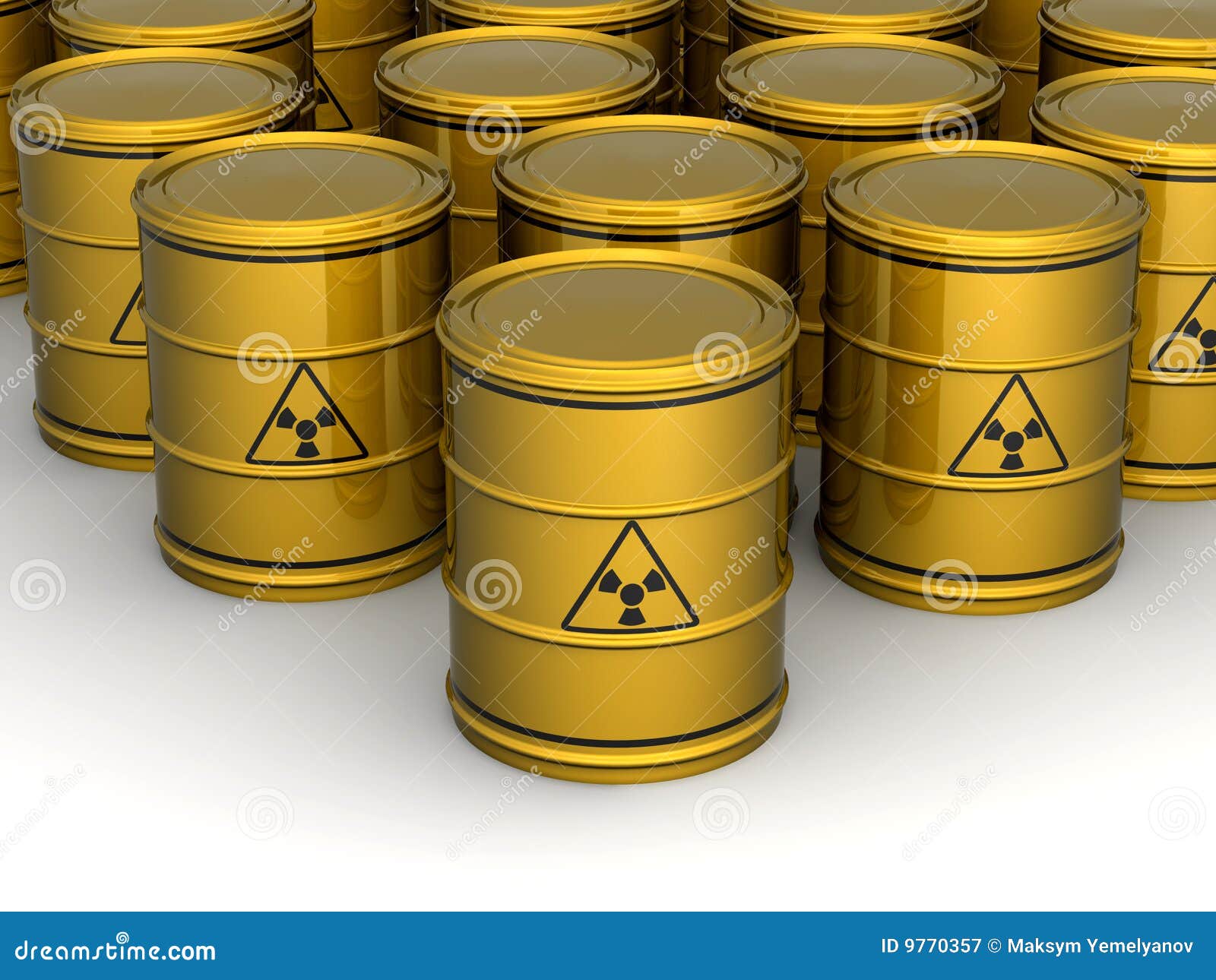 Barrel with sign Radiation stock illustration. Illustration of nuclear ...