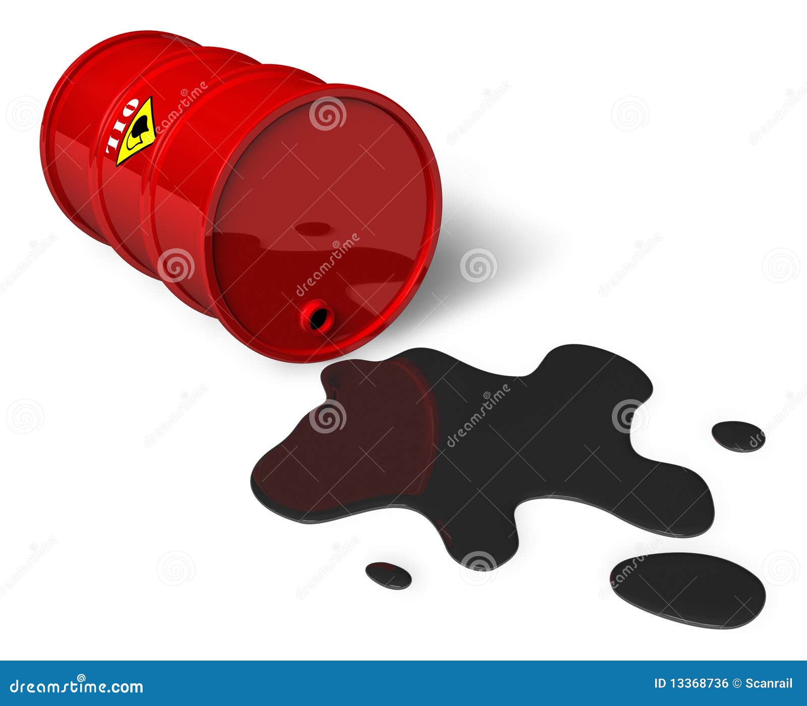Barrel with spilled oil stock illustration. Illustration of environment ... Barrel with spilled oil stock illustration. Illustration of environment ...