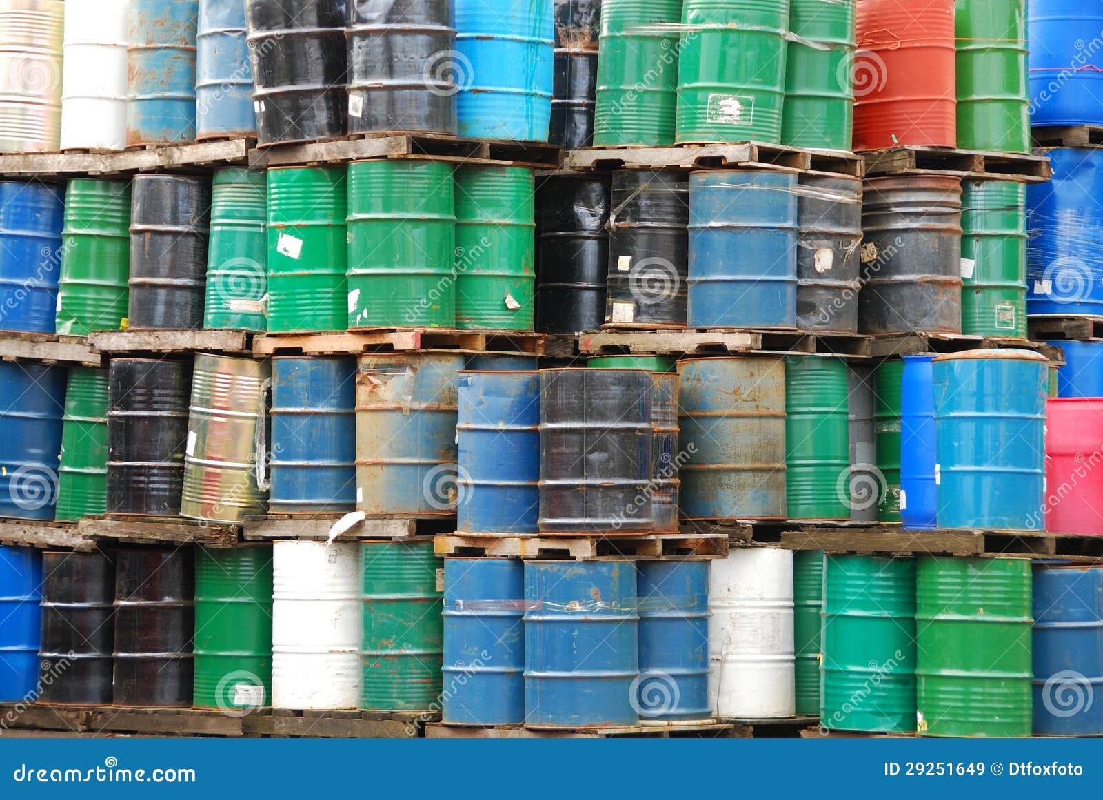Barrel Stacks stock image. Image of grungy, ready, drum - 29251649