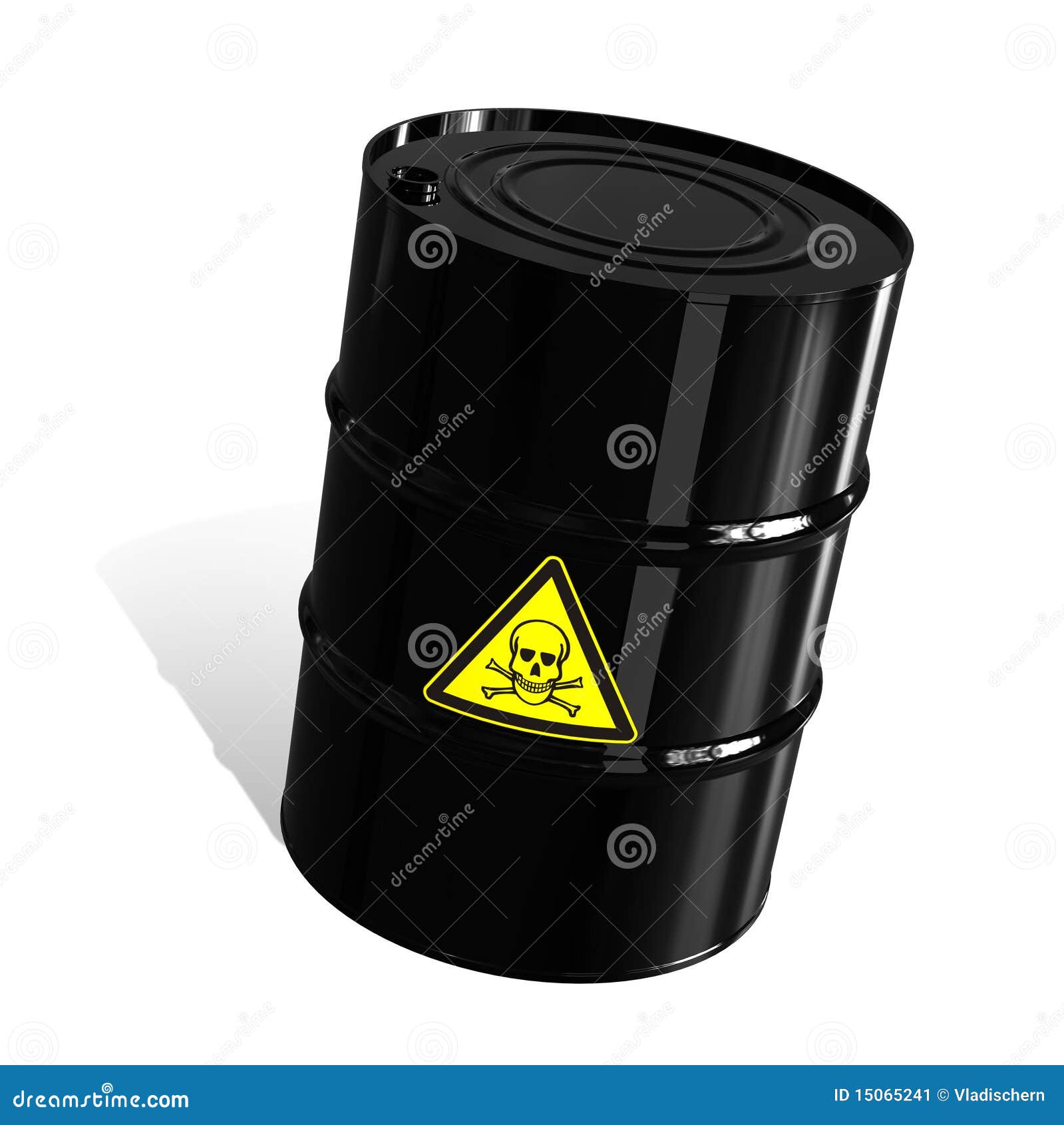 Barrel With A Warning Sign Royalty-Free Stock Image | CartoonDealer.com ...