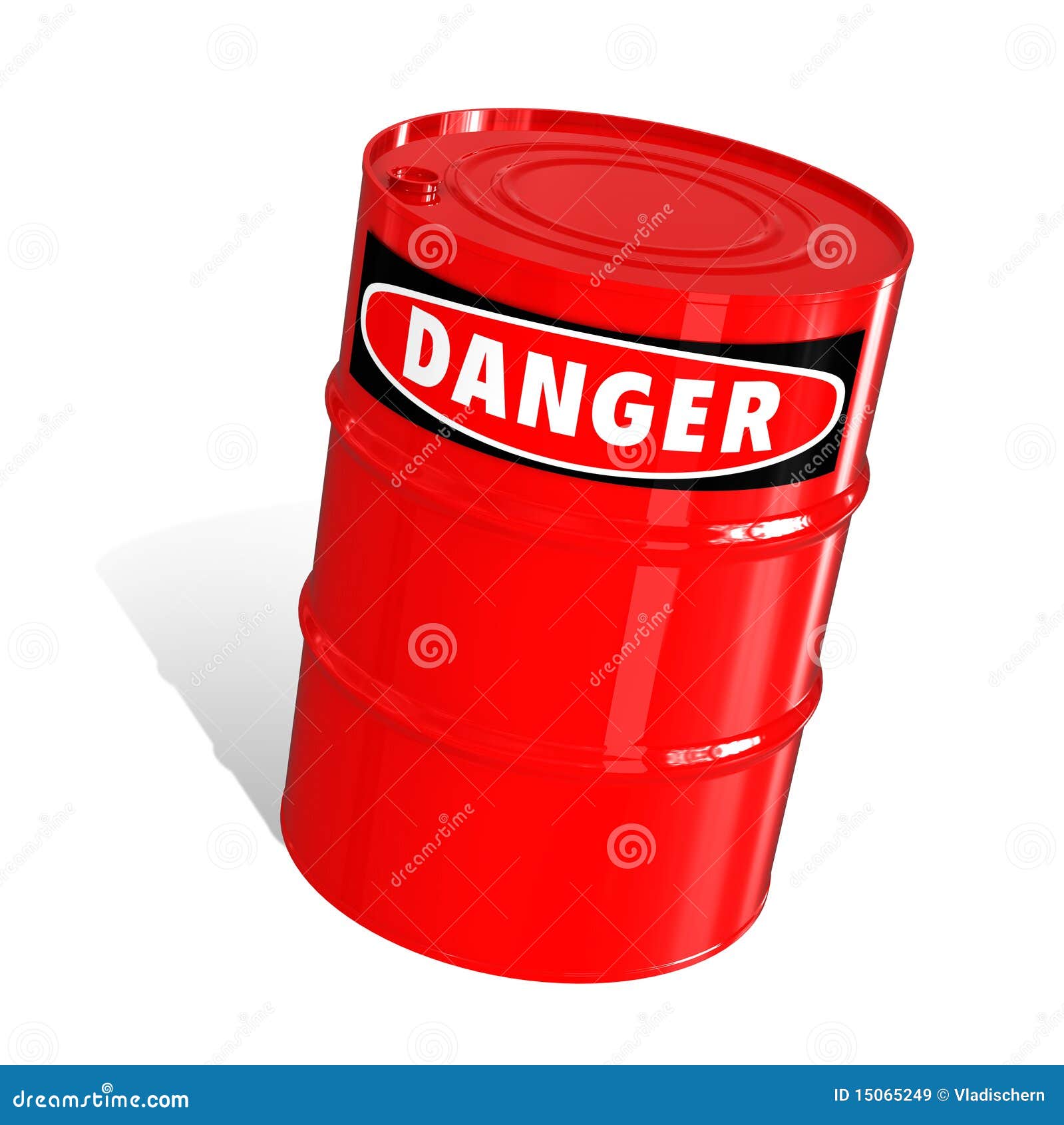 Barrel With A Warning Sign Royalty-Free Stock Image | CartoonDealer.com ...