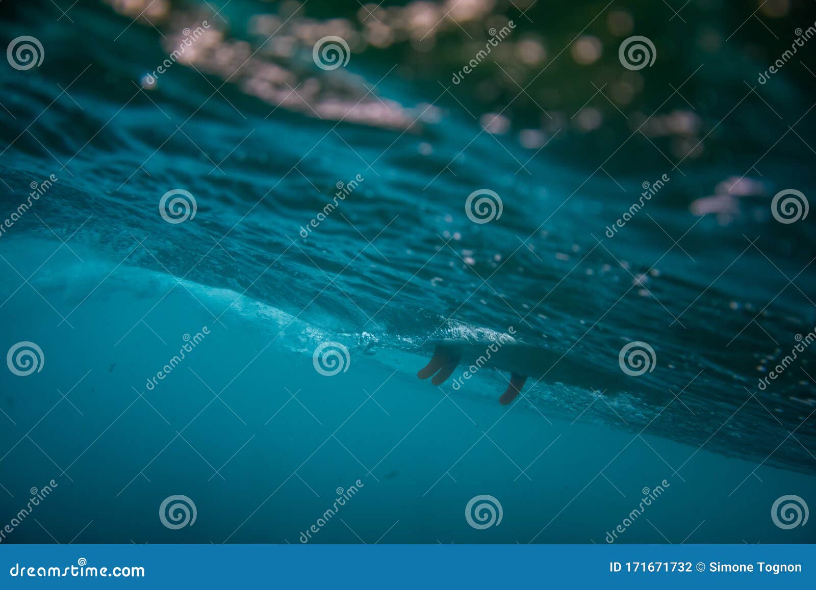 Barrel Wave Underwater with Surfboard. Ocean in Underwater Stock Photo ... Barrel Wave Underwater with Surfboard. Ocean in Underwater Stock Photo ...
