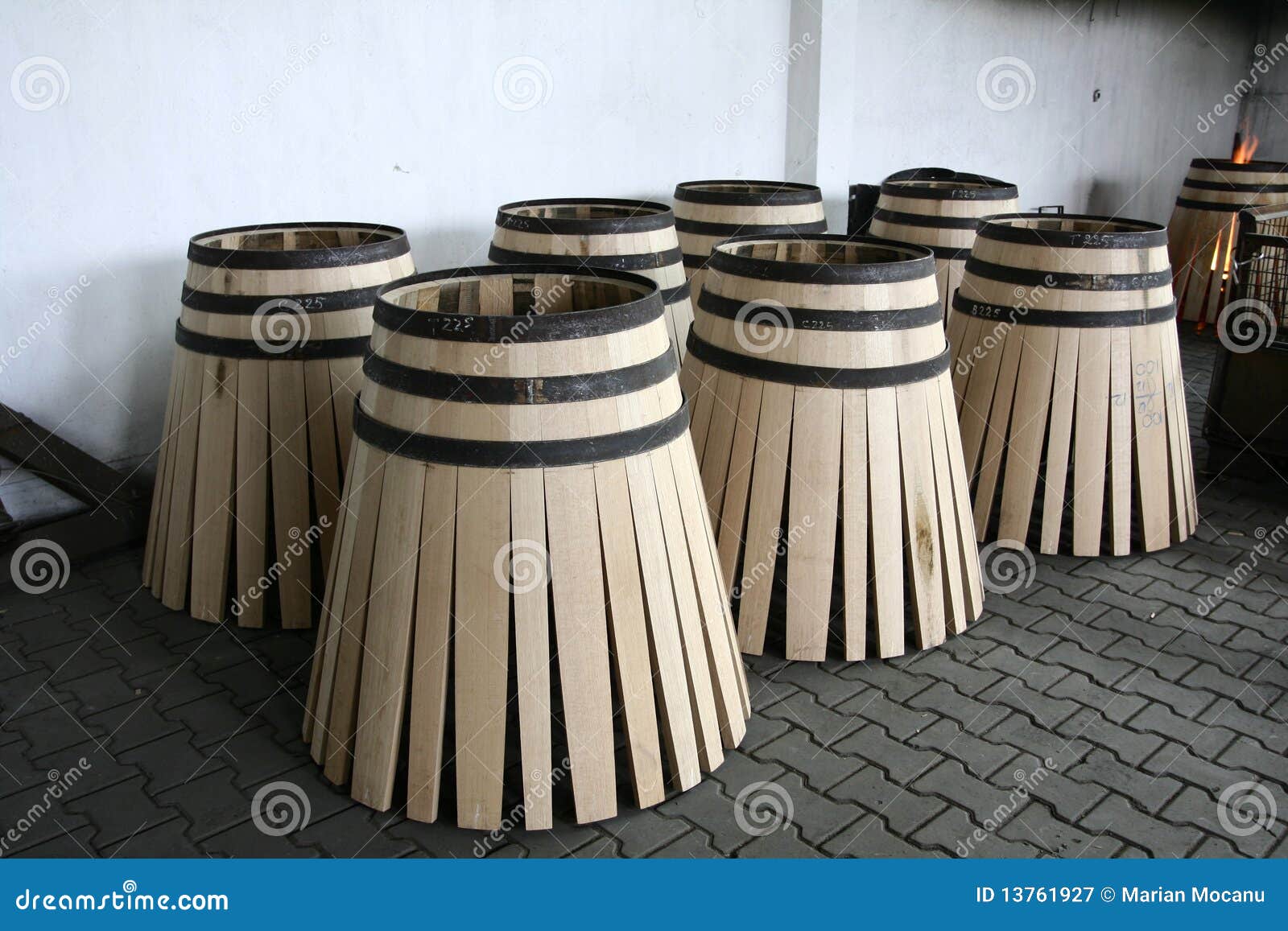 Barrels stock image. Image of cylindrical, craftsmanship - 13761927