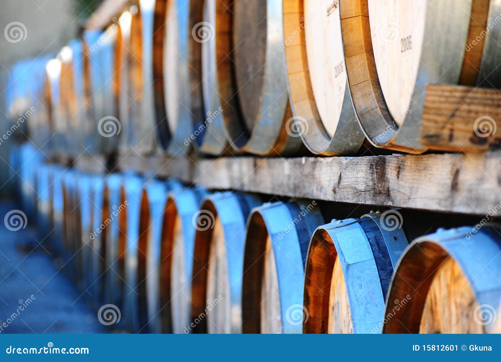 Barrels stock image. Image of expensive, winery, cave - 15812601