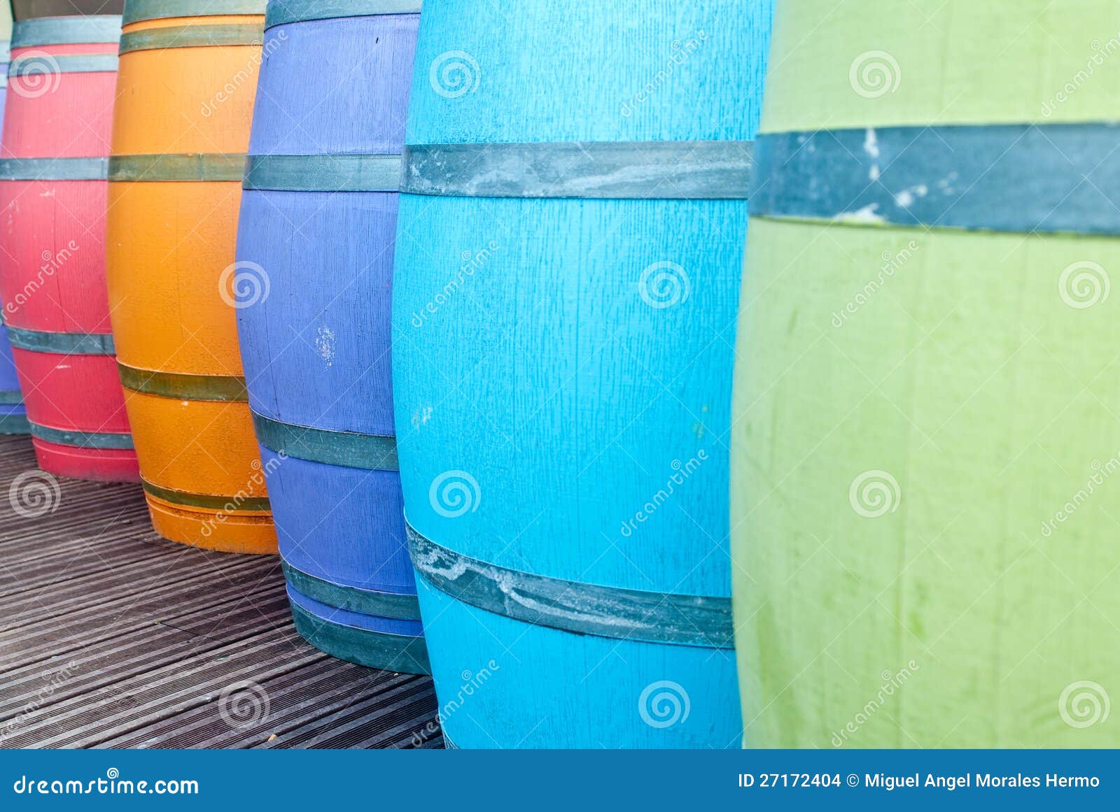 Barrels stock photo. Image of colorful, ornamental, casks - 27172404