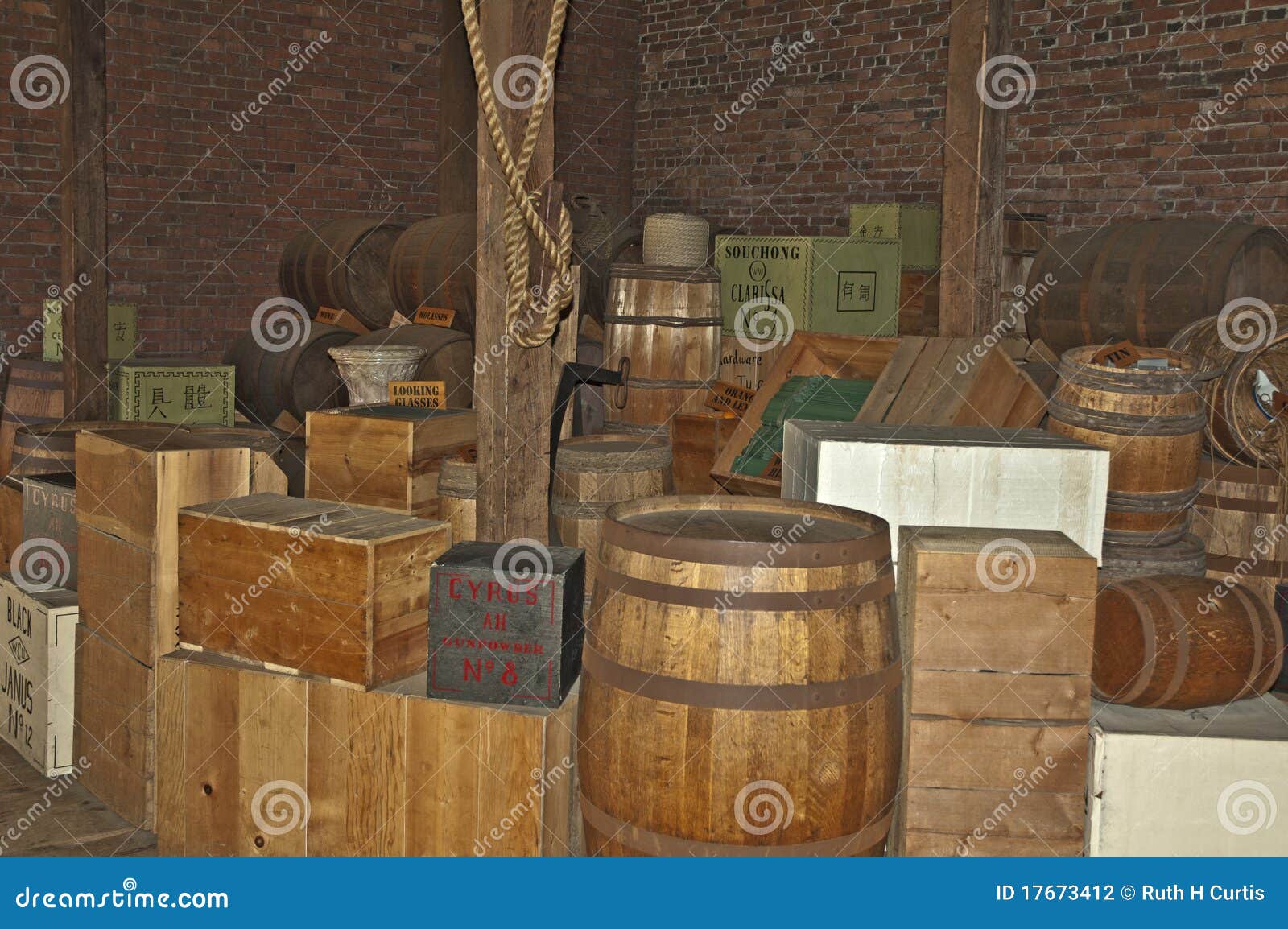 Barrels and Boxes stock photo. Image of curves, barrels - 17673412
