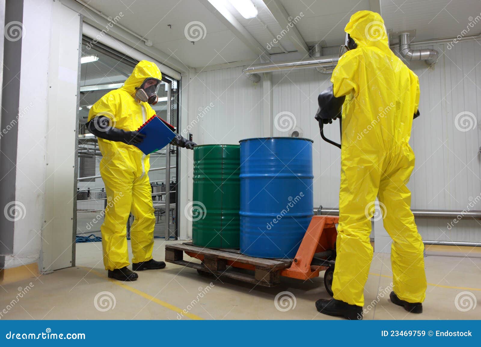 Chemical Waste Dump With A Lot Of Barrels Royalty-Free Stock Photo ...